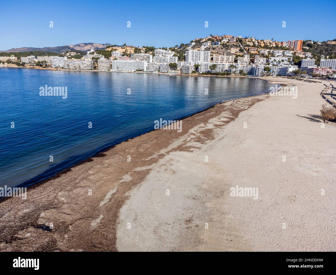 Santa Ponsa beach, Calviá, Mallorca, Balearic Islands, Spain Stock ...