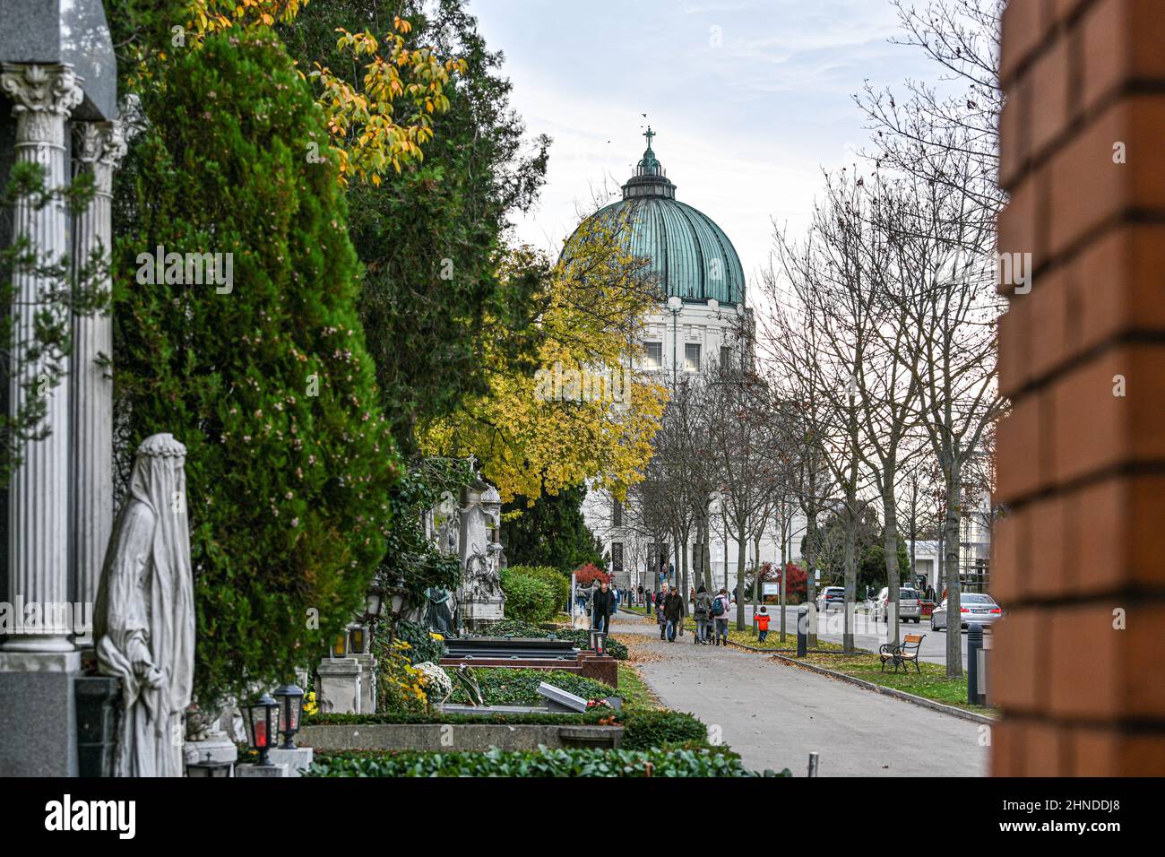 Vienna Central Cemetery Stock Photo - Alamy