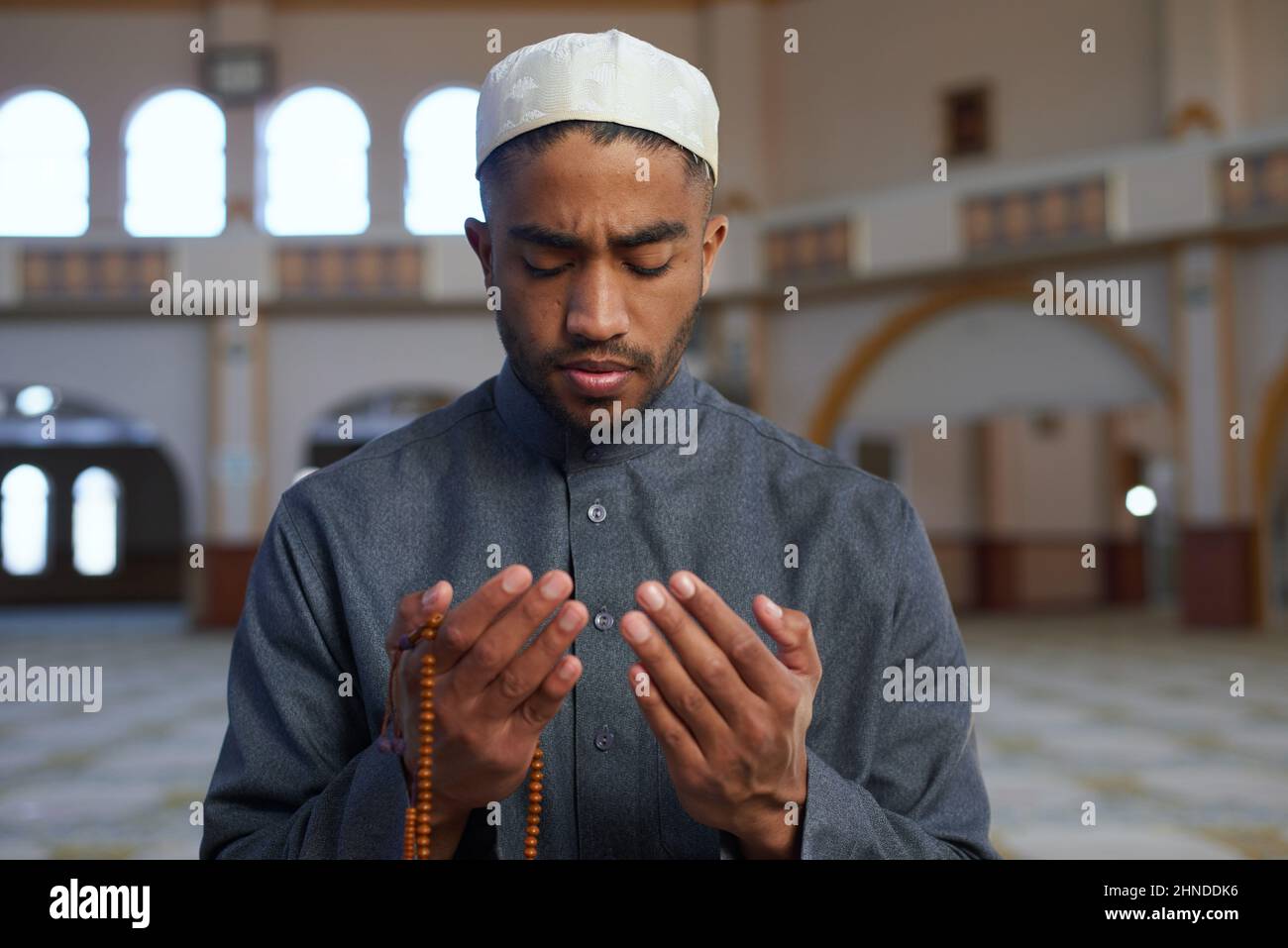 Muslim praying man hands hi-res stock photography and images - Alamy