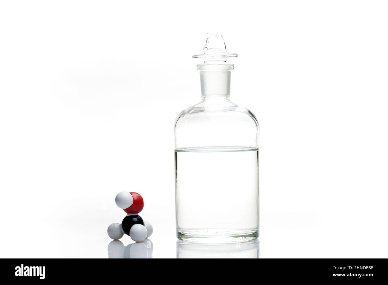 Methanol solution and structure Stock Photo - Alamy