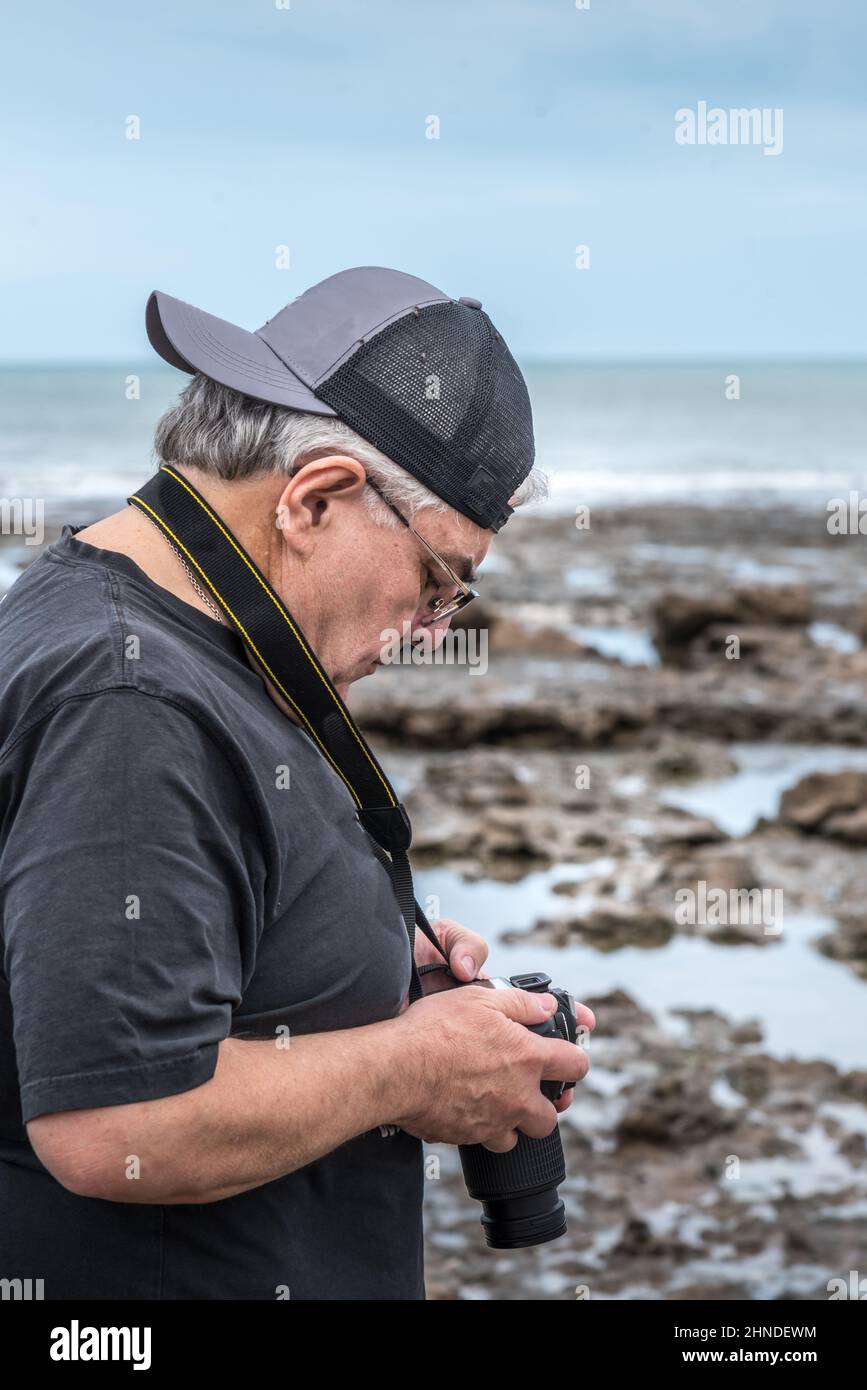 Cap looking down hi-res stock photography and images - Alamy
