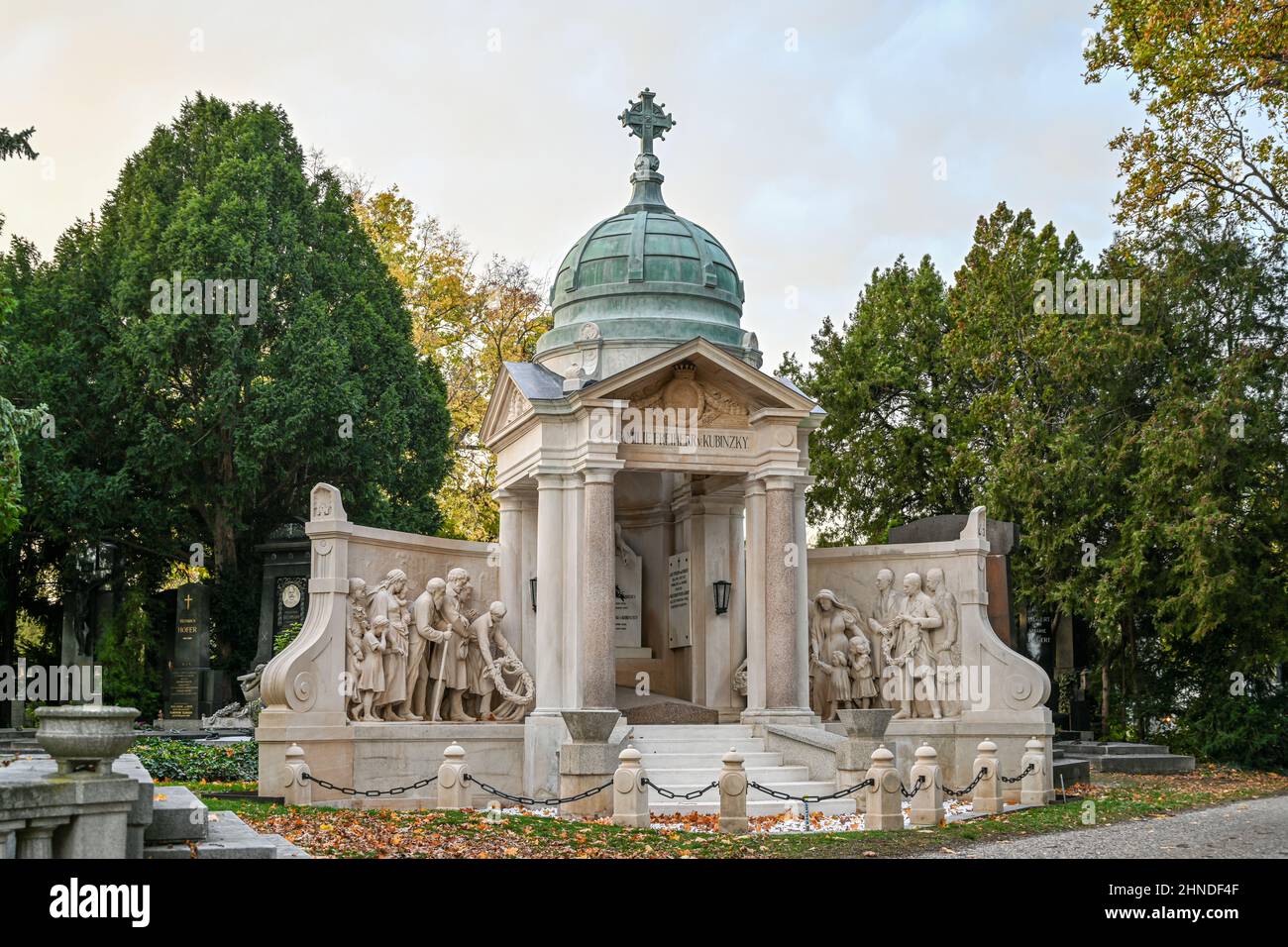 Vienna Central Cemetery Stock Photo - Alamy