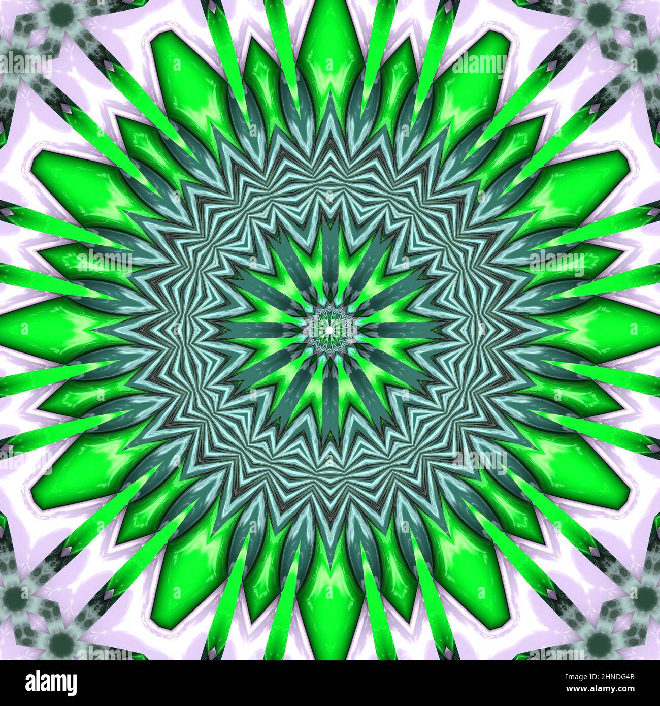 3D puff pixels mandala artwork Stock Photo - Alamy