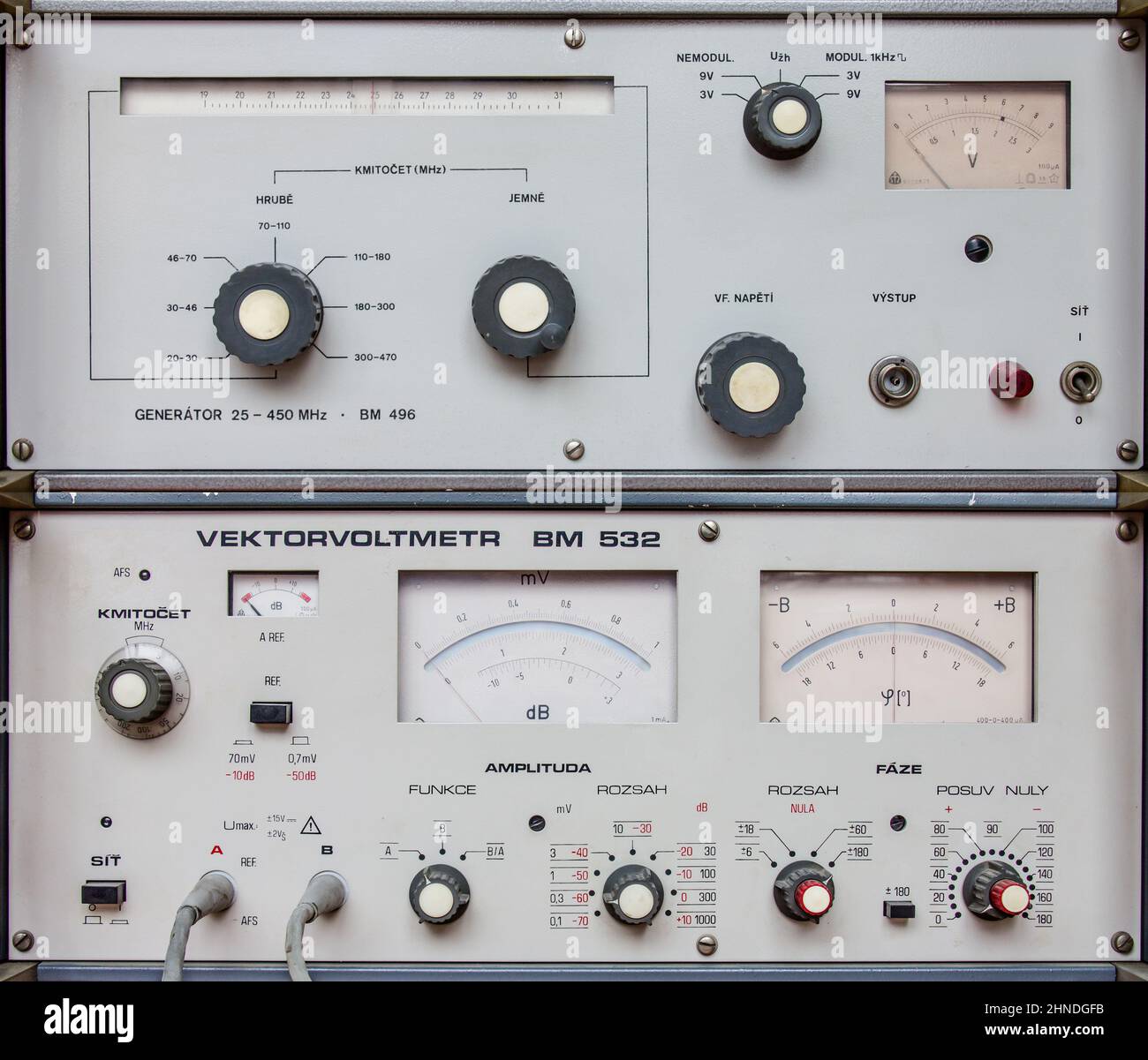 Old measuring device with analog measuring indicator Stock Photo - Alamy