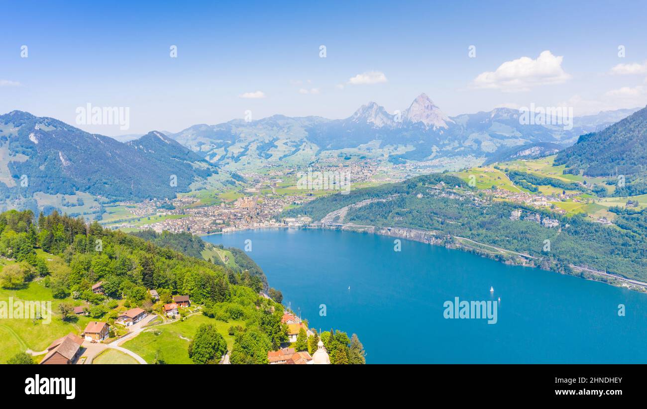 Brunnen switzerland schwyz lake lake hi-res stock photography and ...