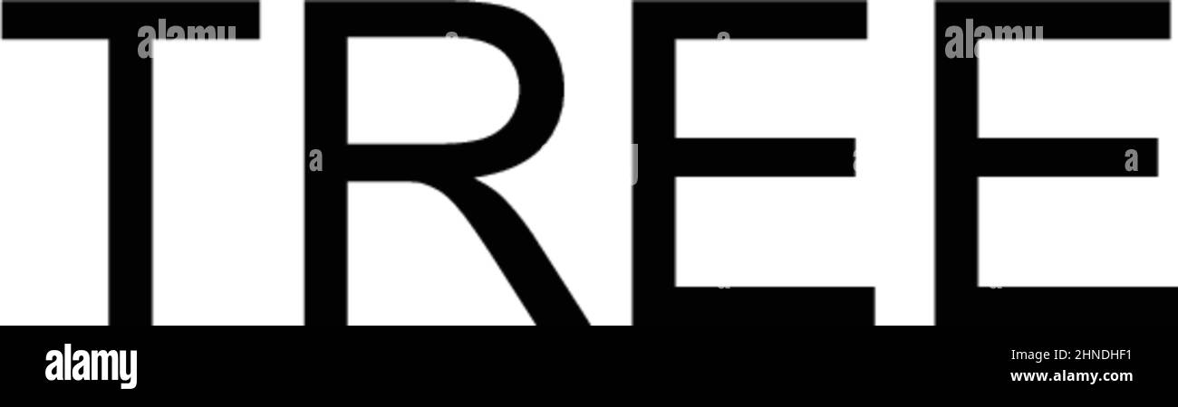 Tree Simple vector icon. Illustration symbol design template for web ...