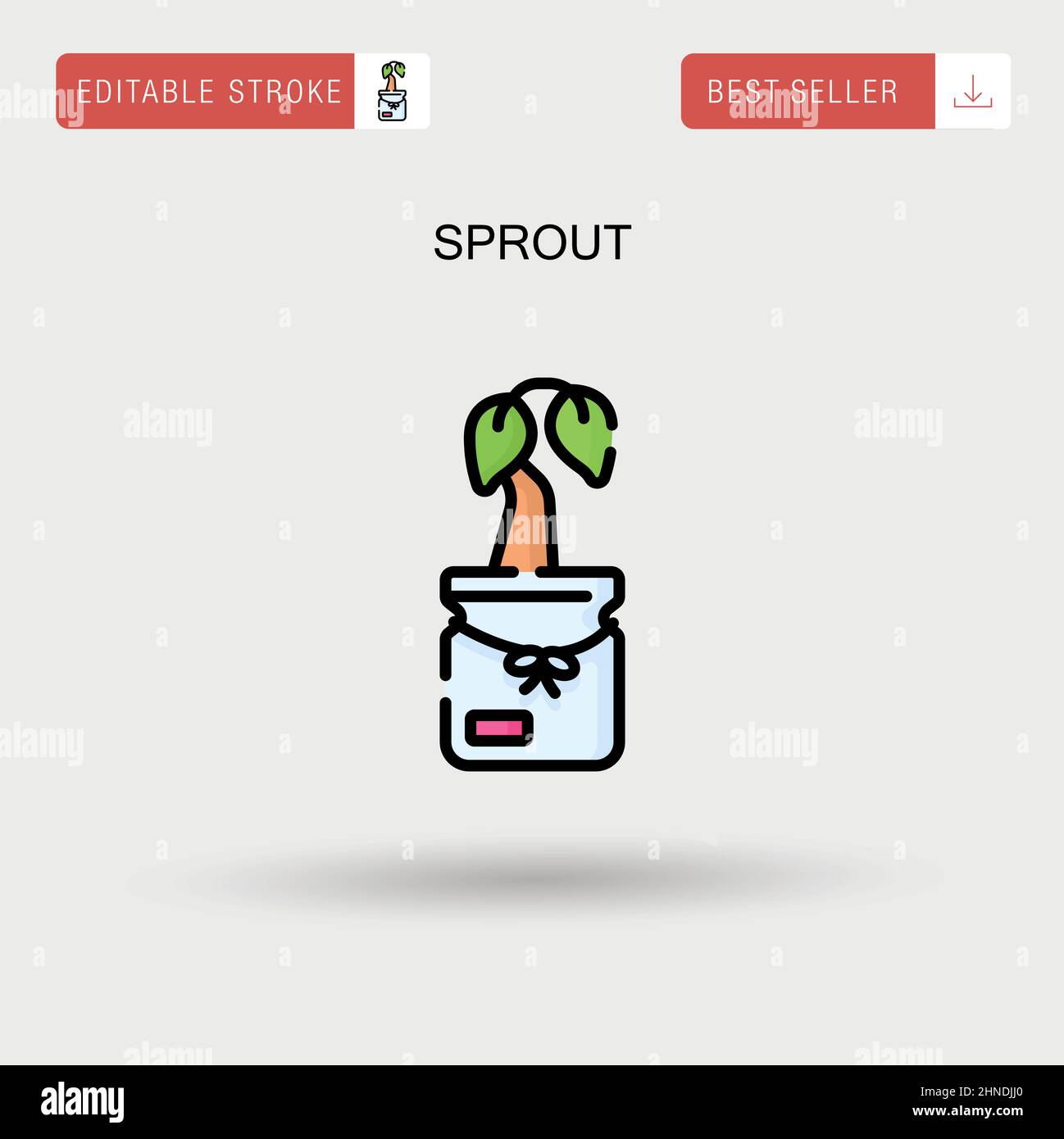 Earth sprout Stock Vector Images - Alamy