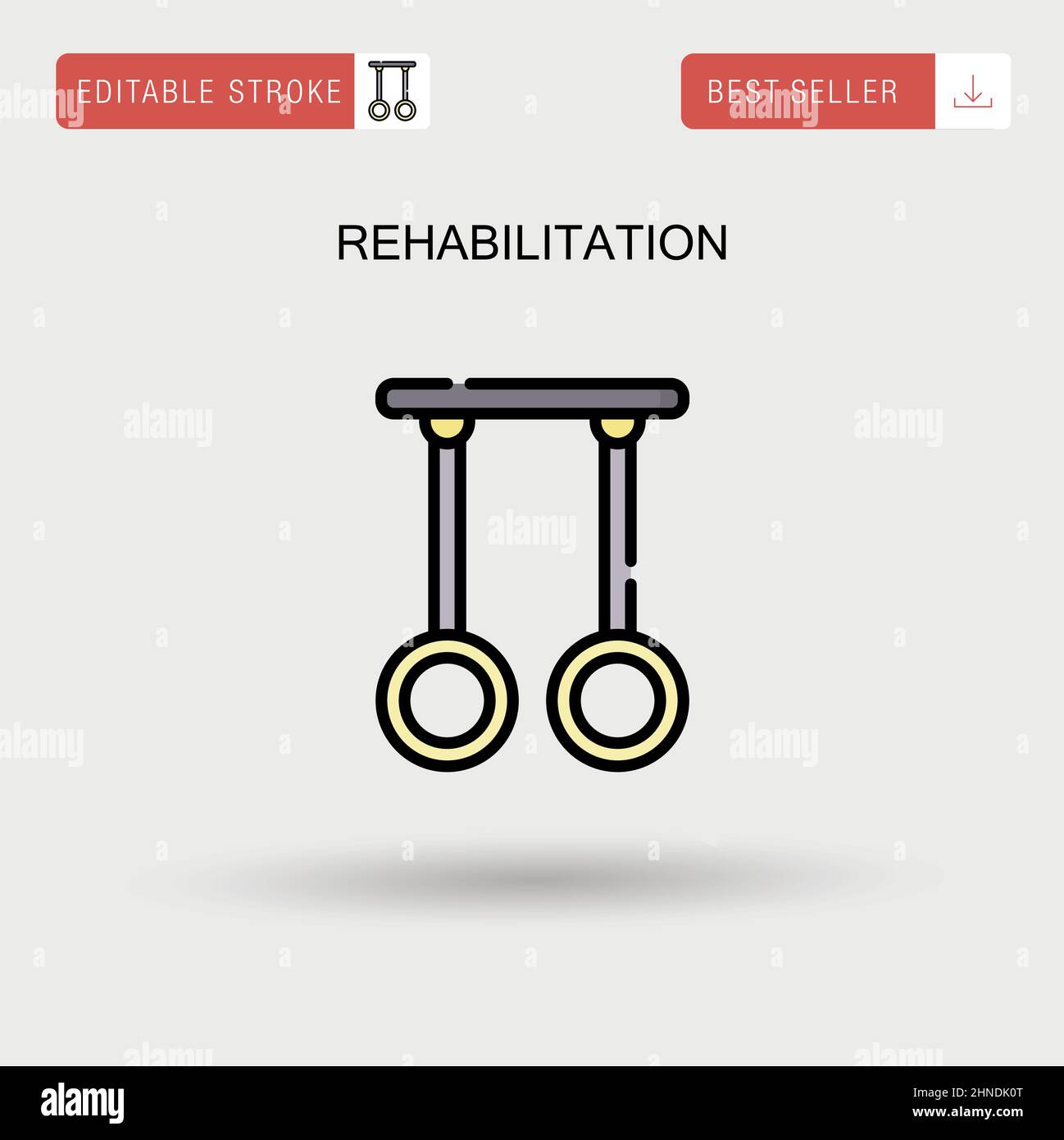 Balance training physiotherapy exercise Stock Vector Images - Alamy