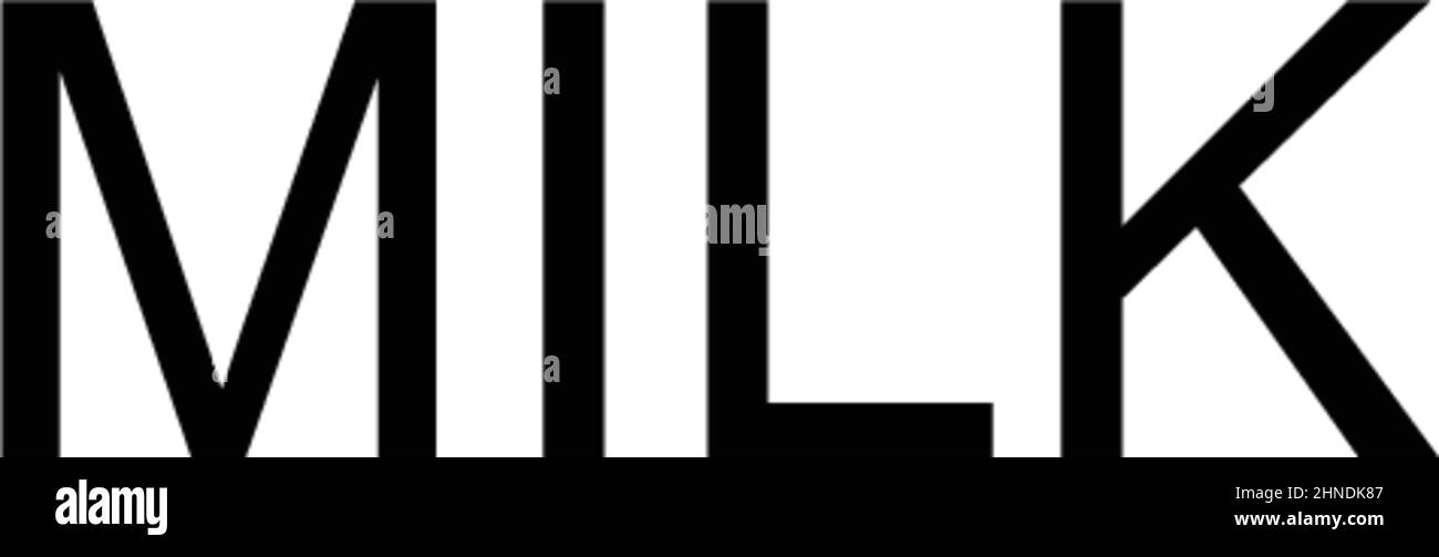 Milk Simple vector icon. Illustration symbol design template for web ...