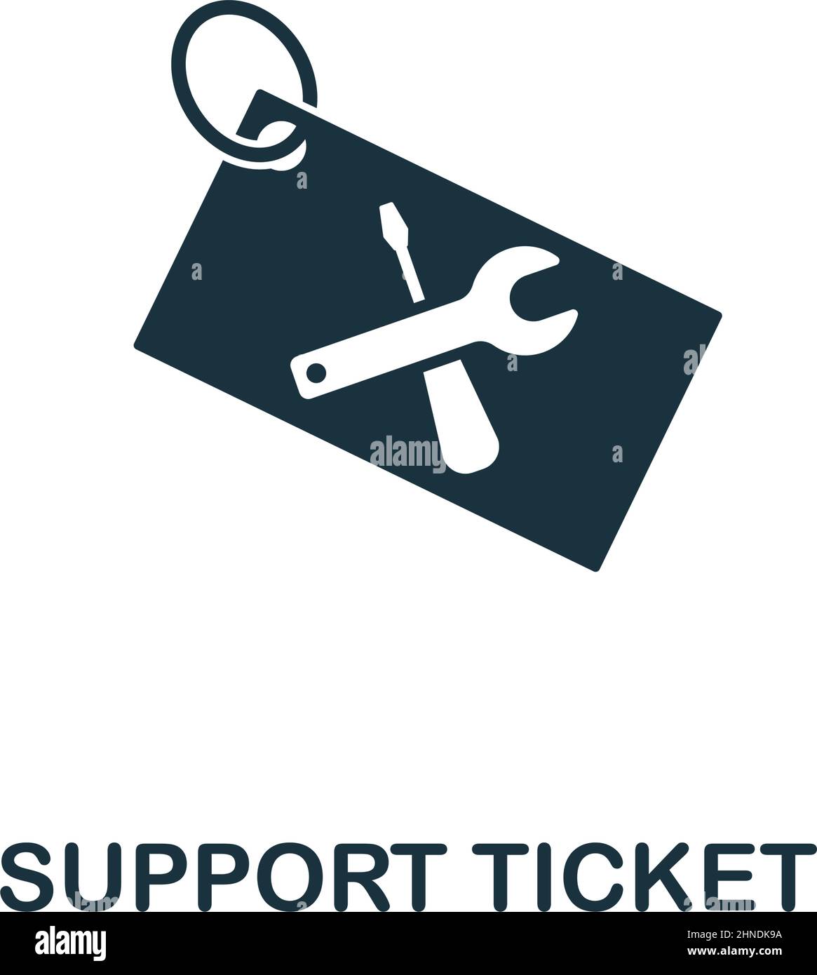 Support Ticket icon. Premium style design from web hosting icon ...
