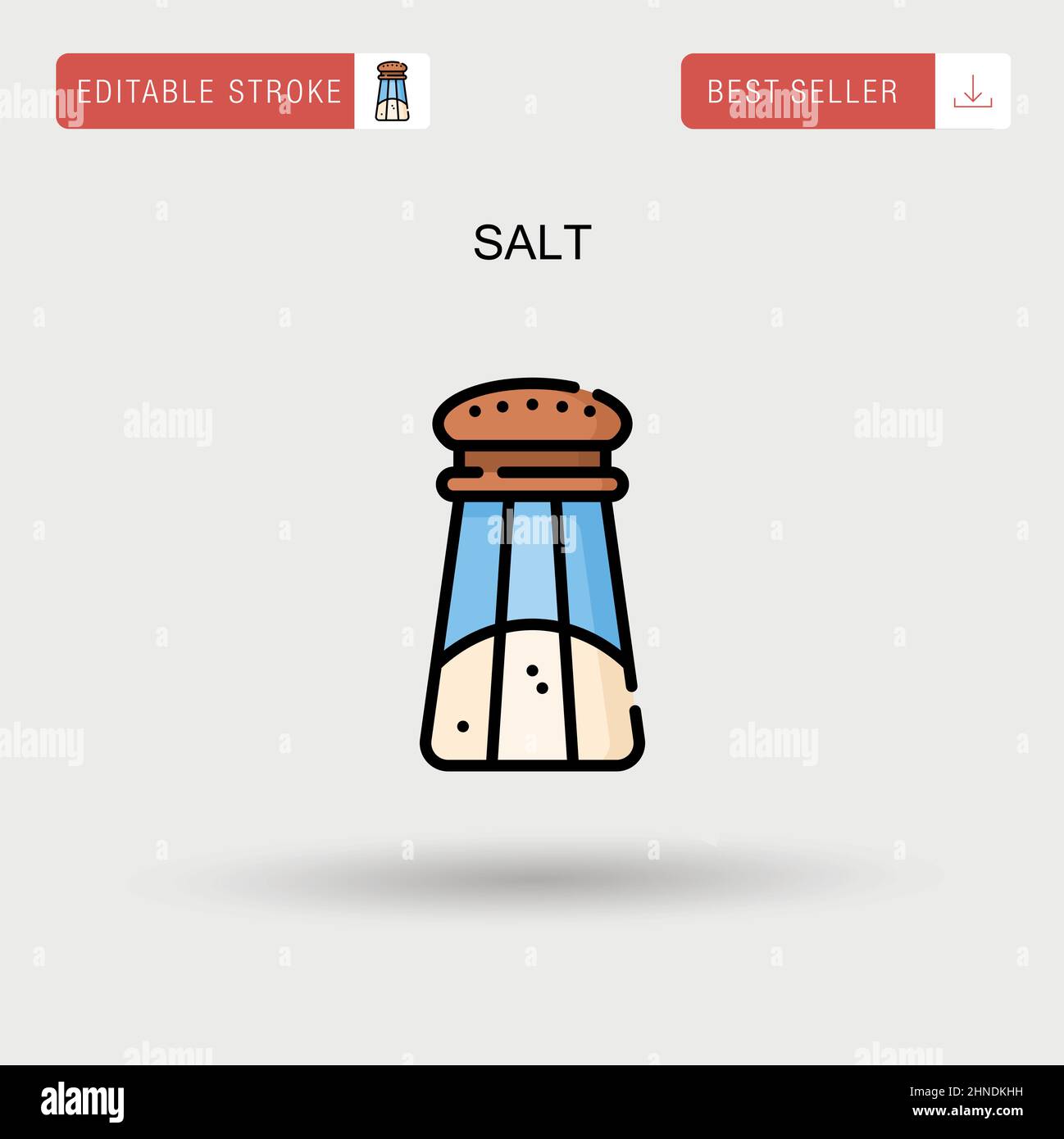 Salt Simple vector icon Stock Vector Image & Art - Alamy
