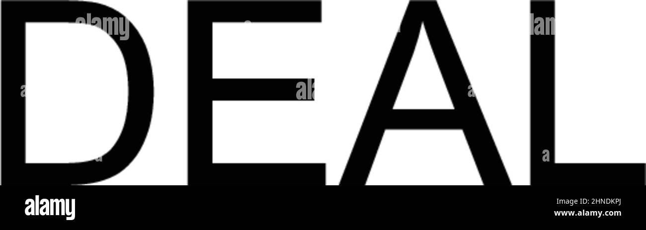 Deal symbol Stock Vector Images - Alamy