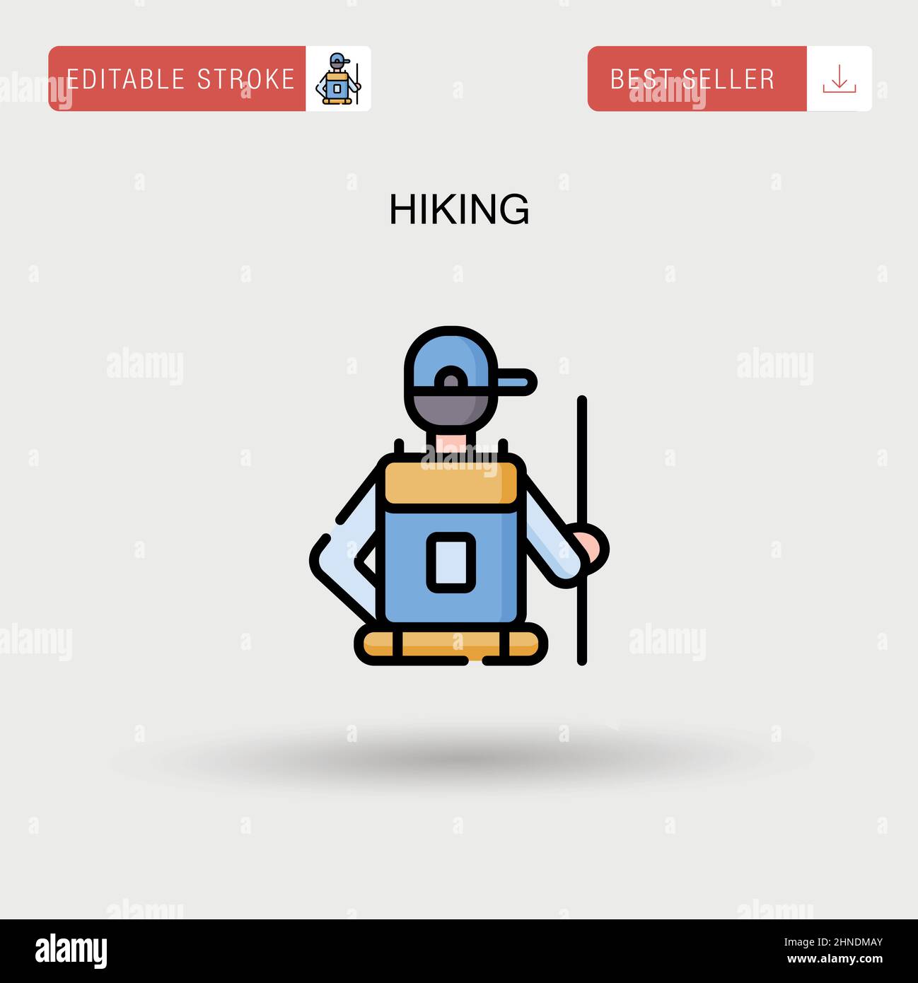 Female woman tourist walking Stock Vector Images - Alamy