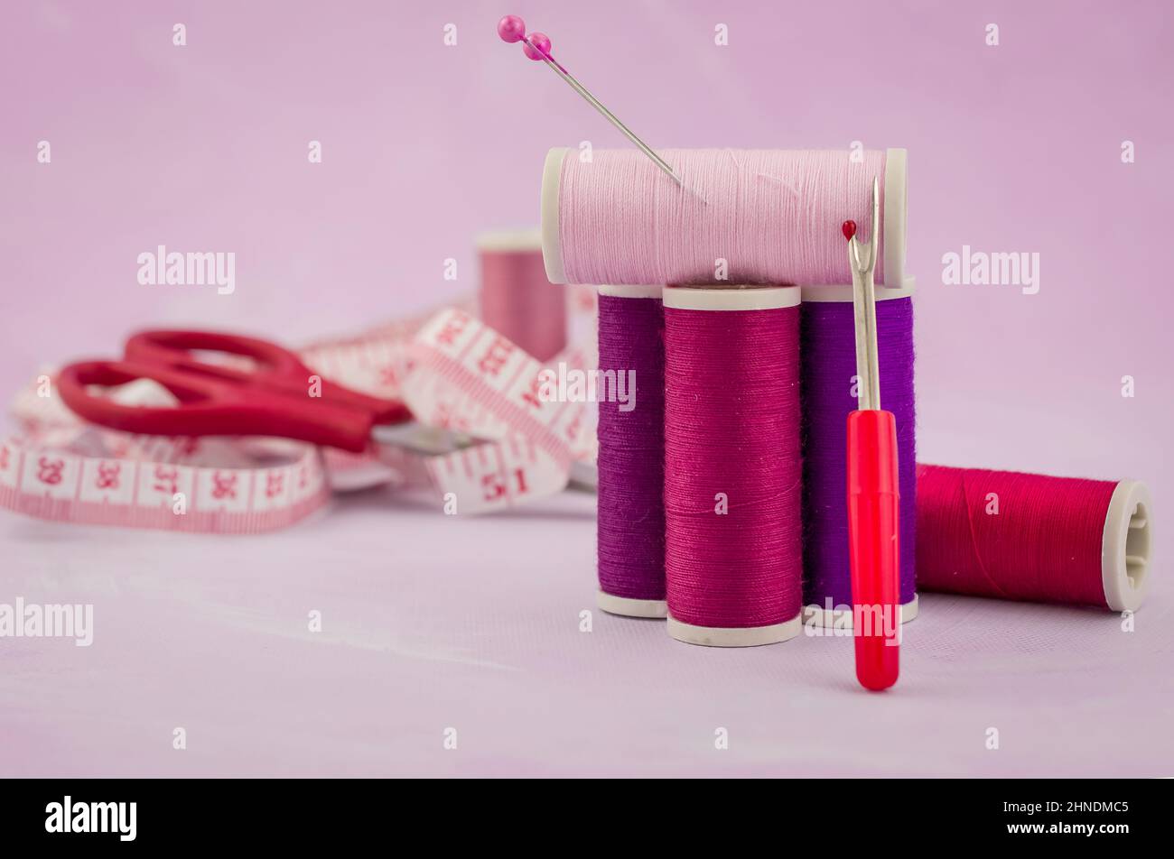 colourful threads background Stock Photo - Alamy