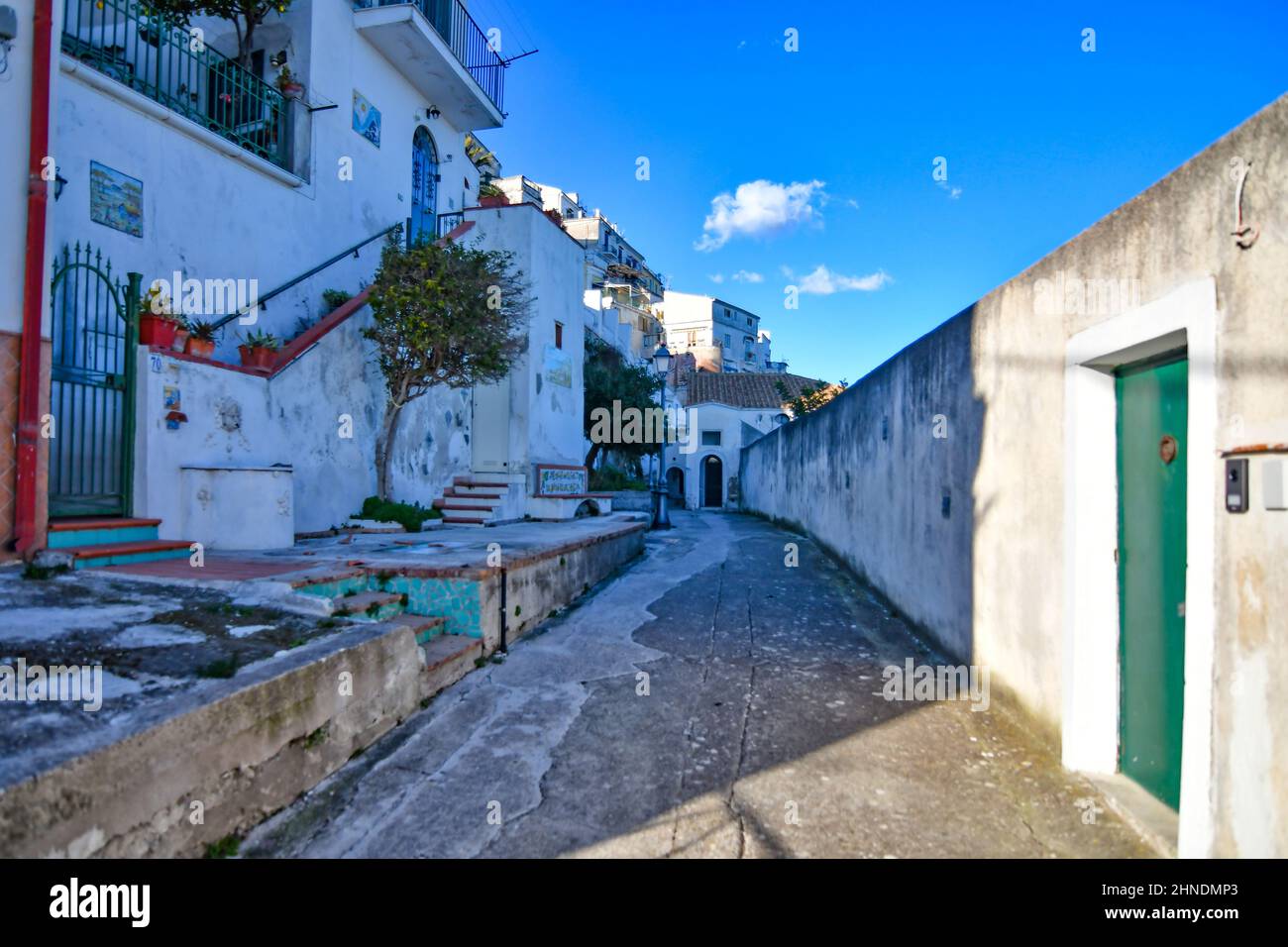 The italian village of Raito Stock Photo - Alamy