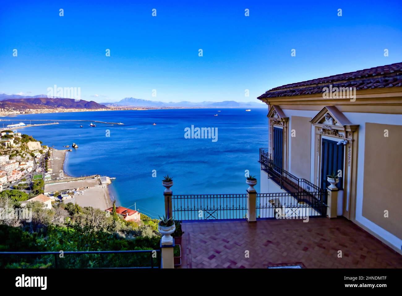 The italian village of Raito Stock Photo - Alamy