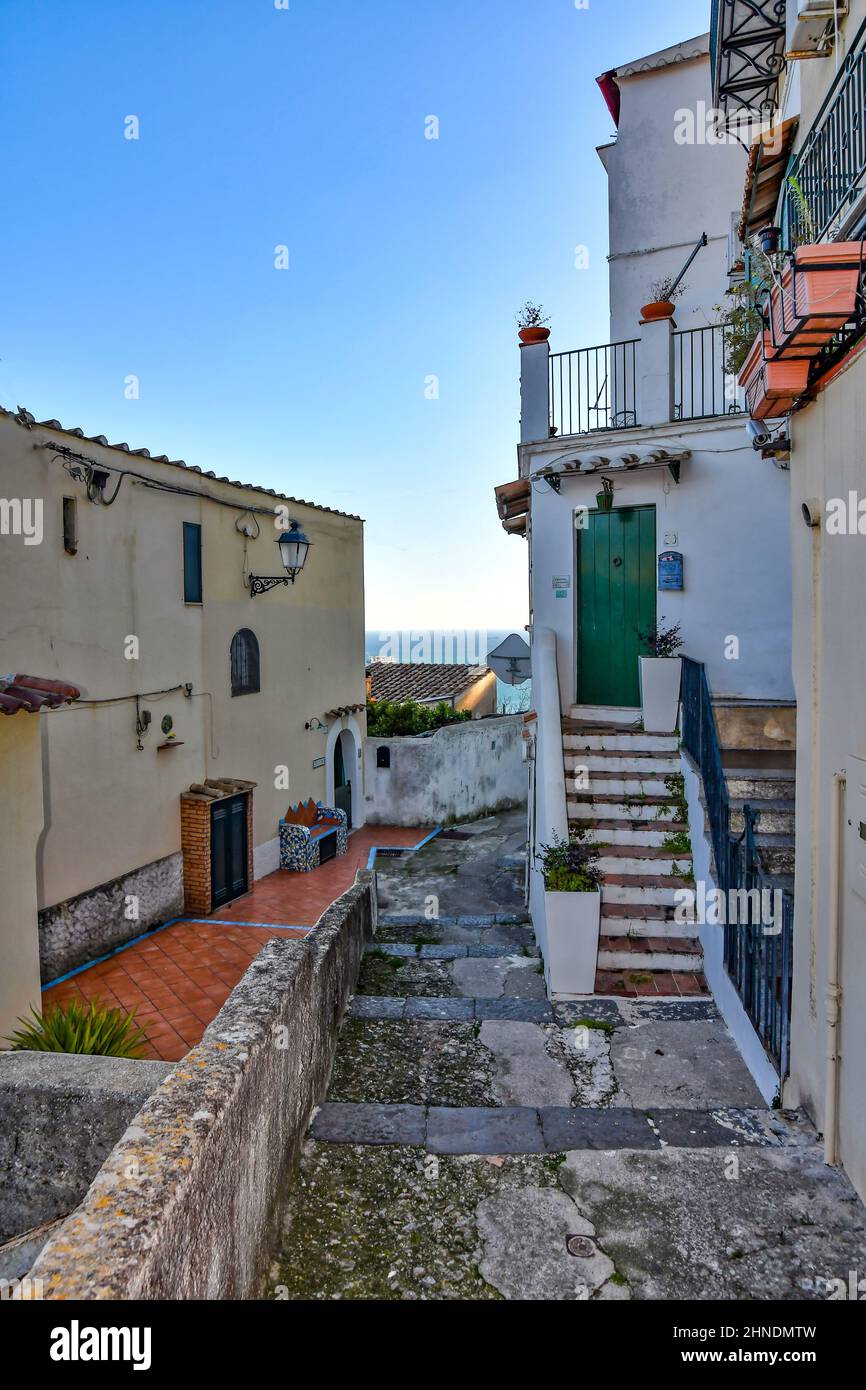 The italian village of Raito Stock Photo - Alamy