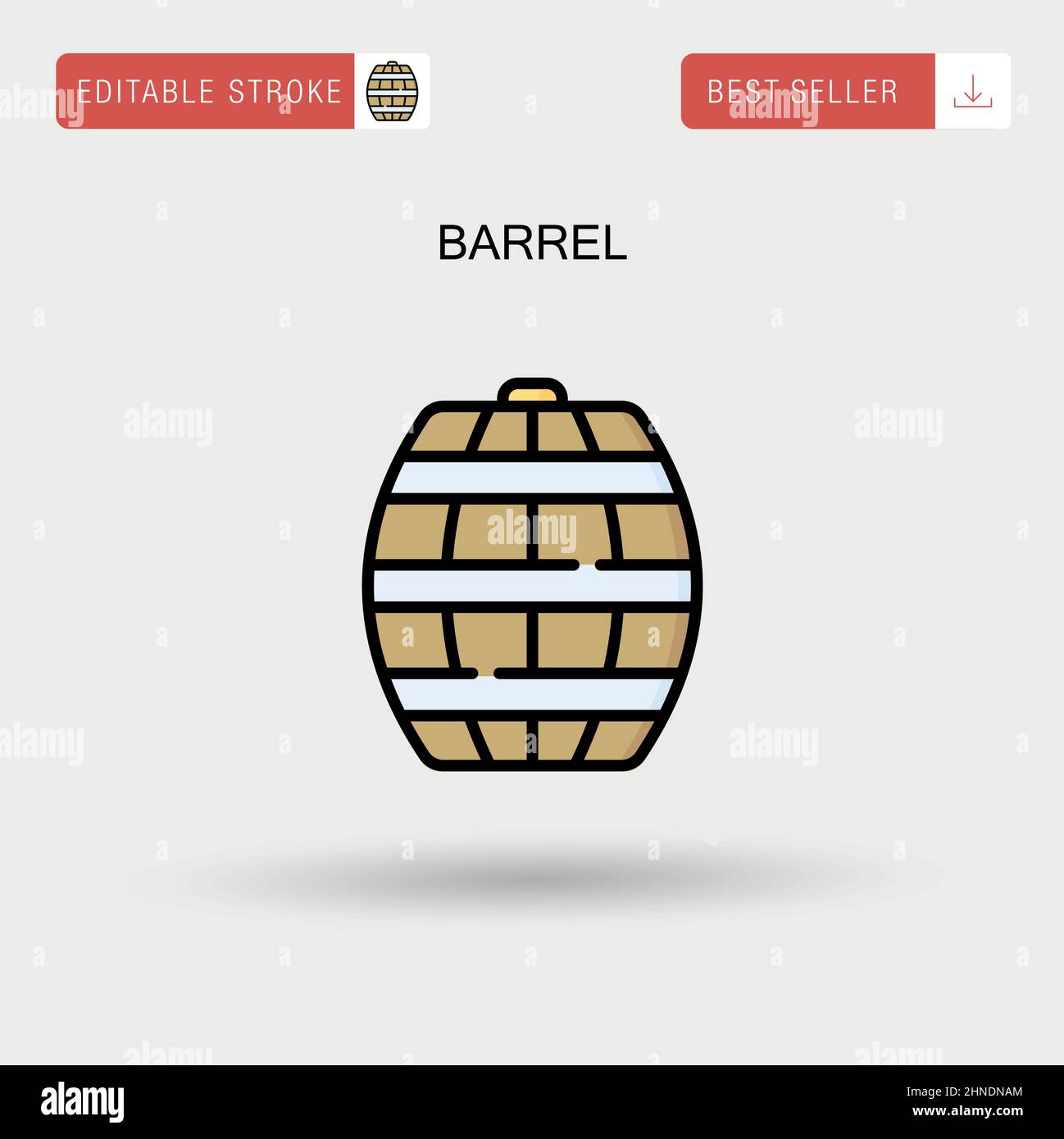 Old barrel Stock Vector Images - Alamy