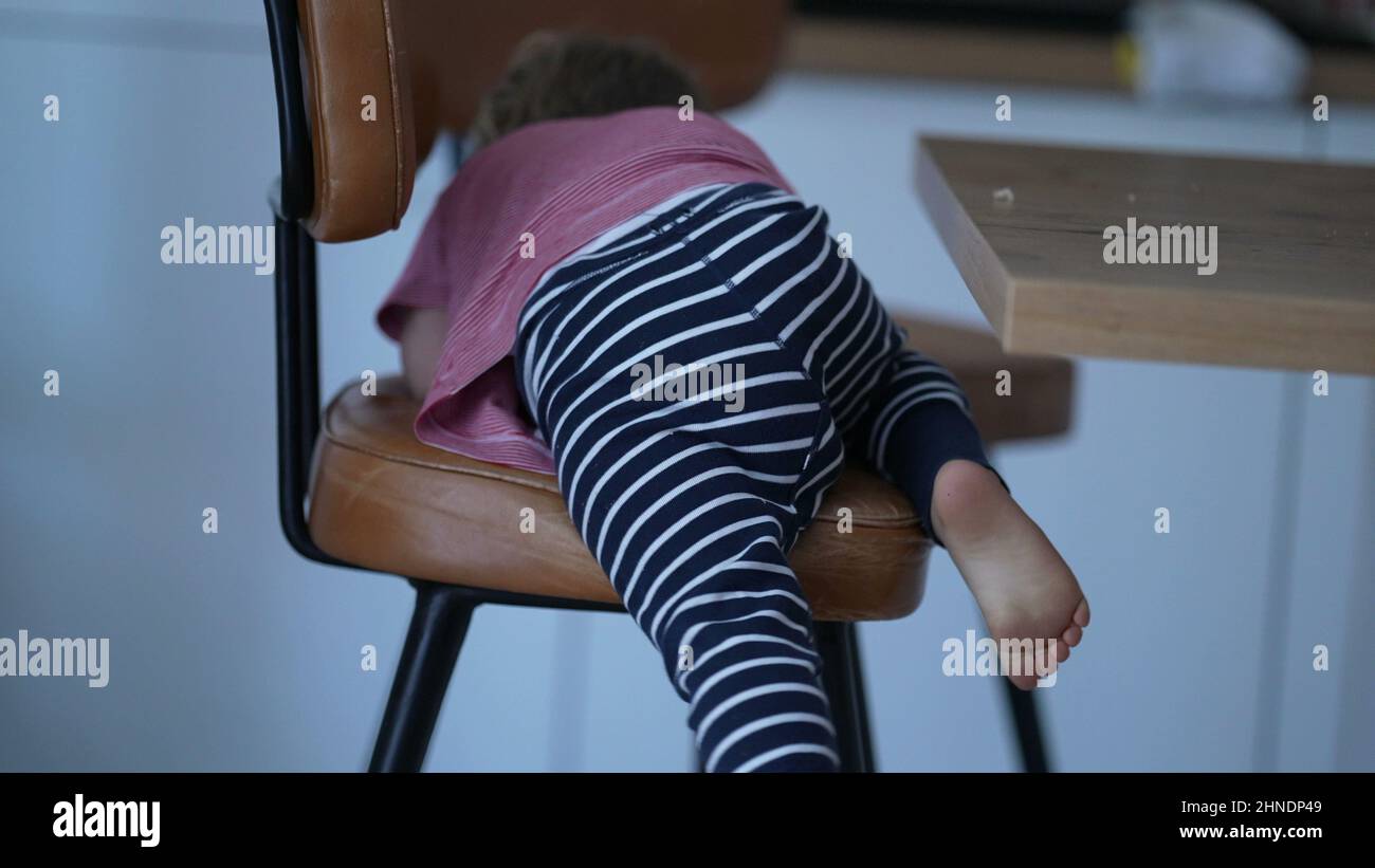 Toddler climbing chair hi-res stock photography and images - Alamy