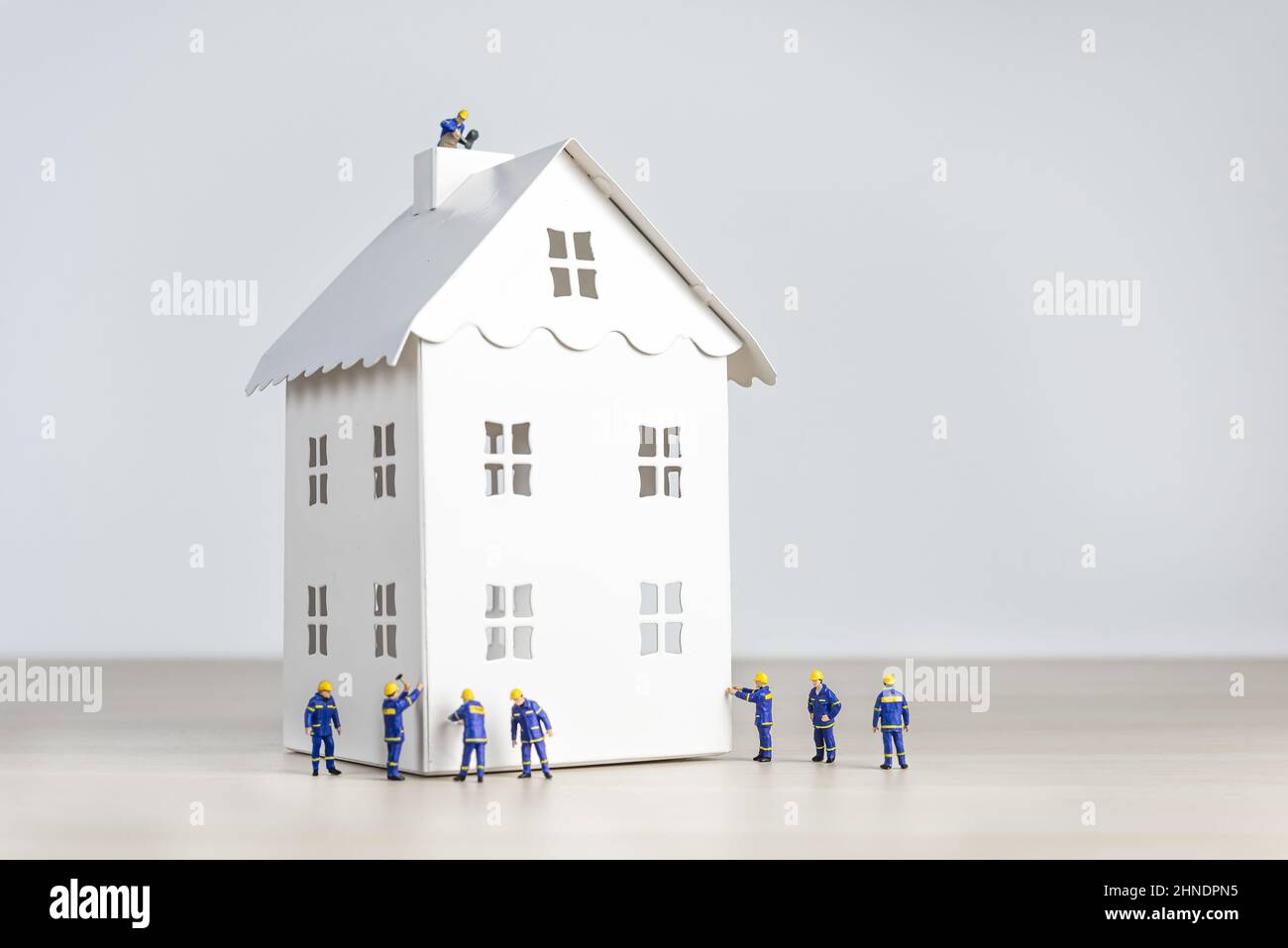 Professional builders working on hi-res stock photography and images ...