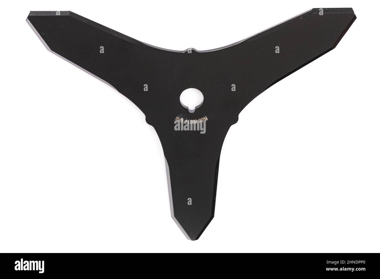 three-beam cutting disc for lawn trimmer on a white isolated background ...