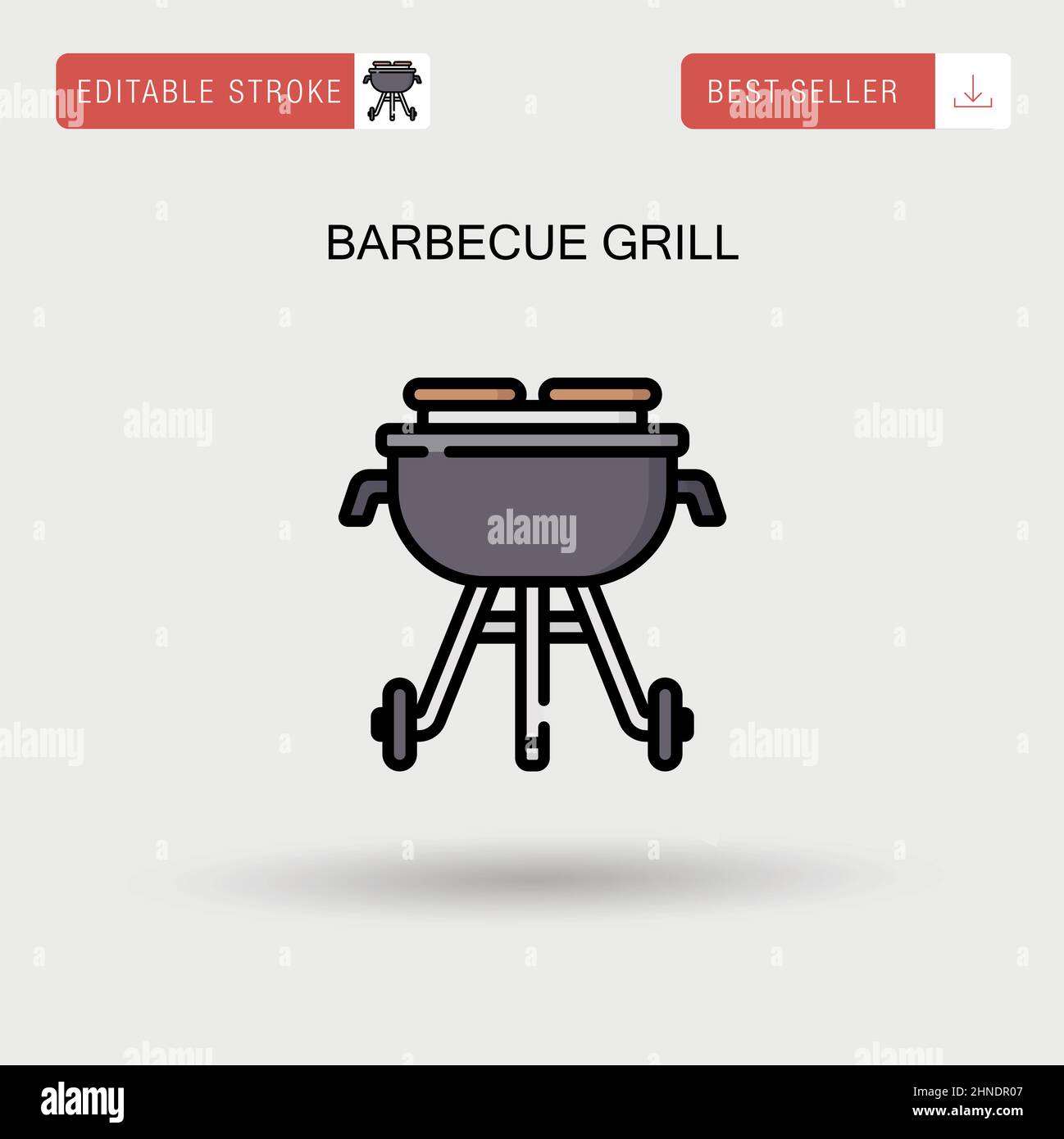 American barbecue restaurant Stock Vector Images - Alamy