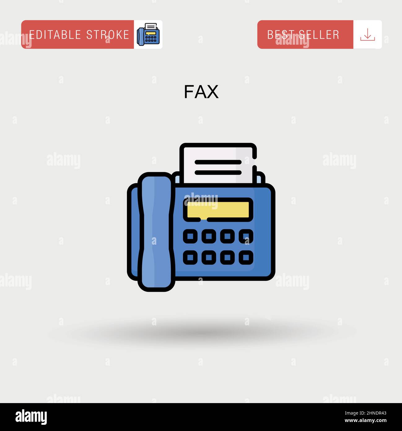 Telephone fax Stock Vector Images - Alamy
