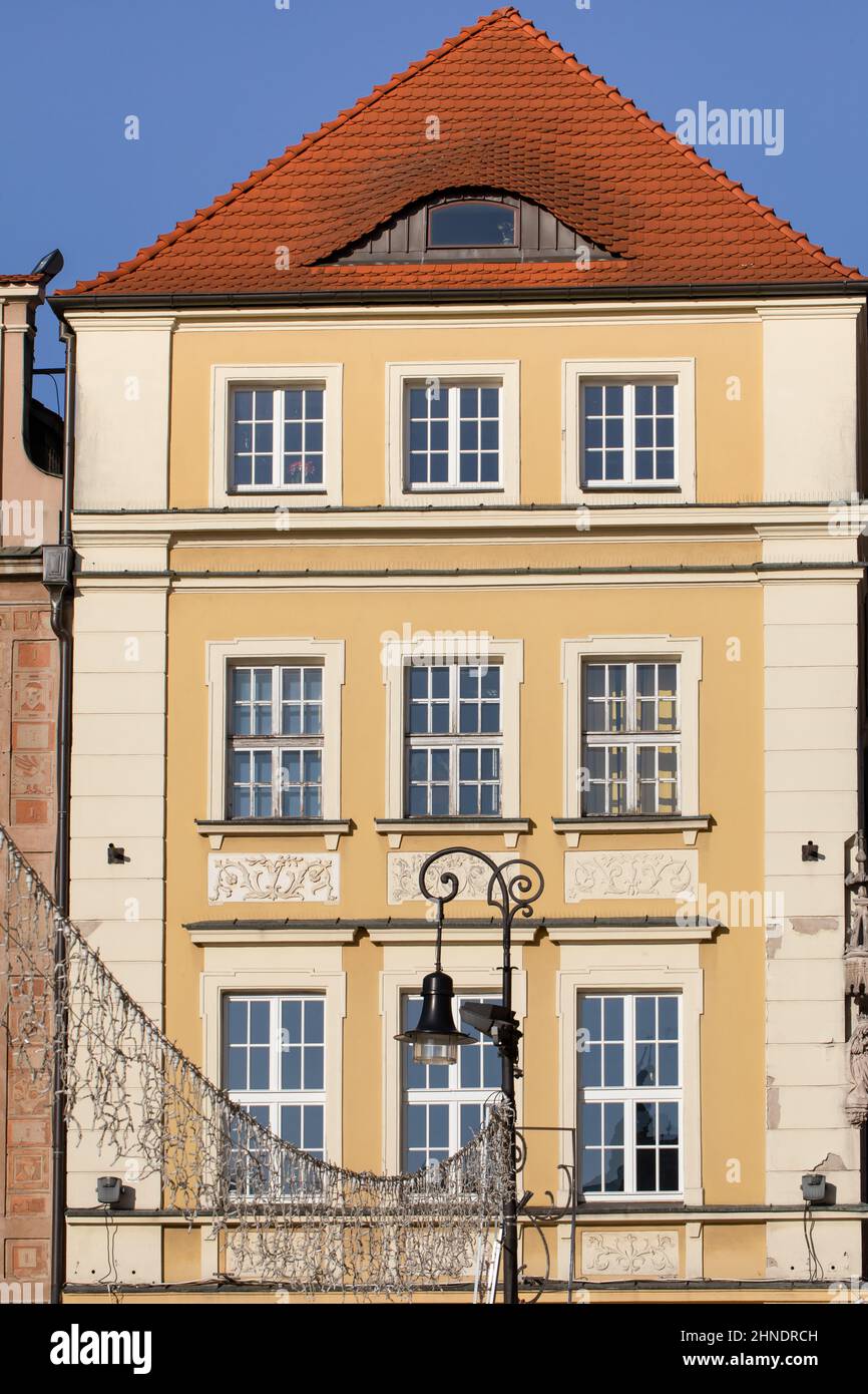 Poznan, Poland - Old Town, architecture details close to the historical ...