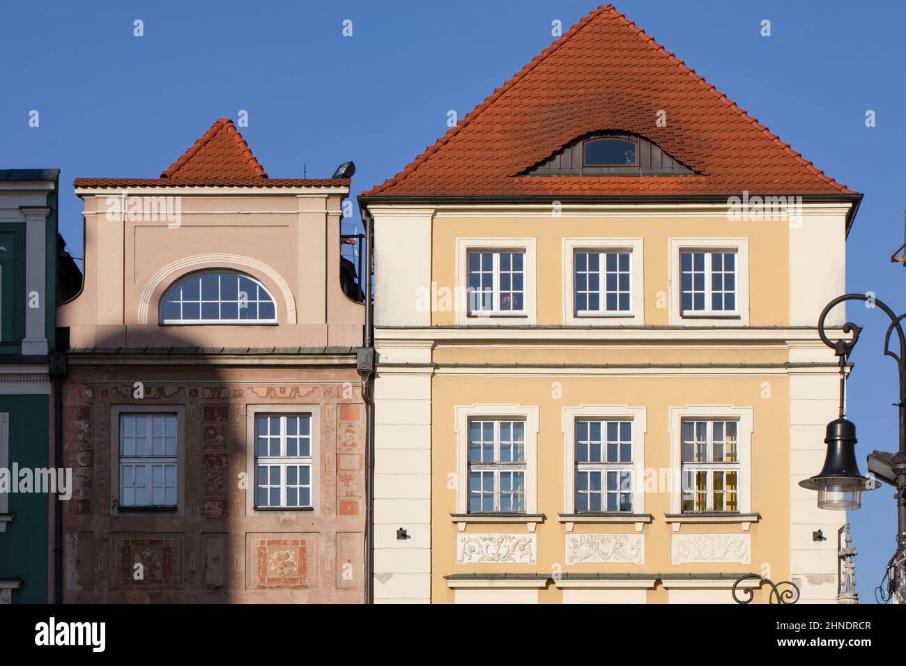 Poznan, Poland - Old Town, architecture details close to the historical ...