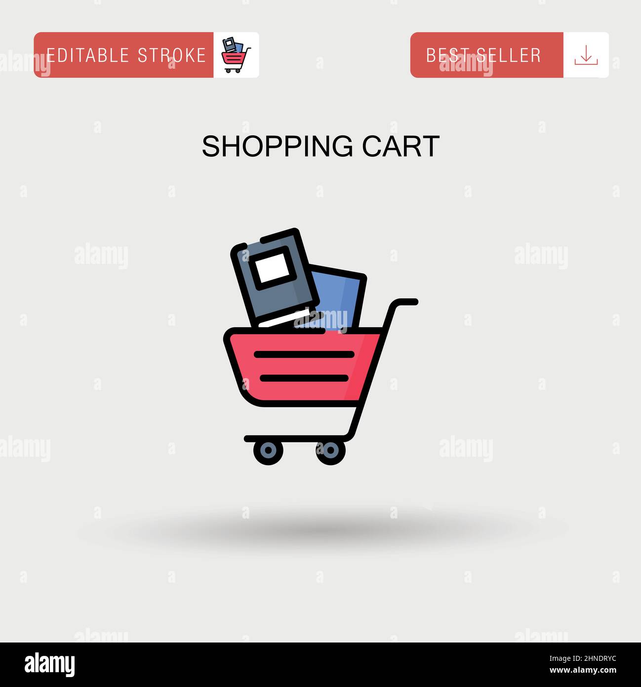 Shopping cart simple graphic hi-res stock photography and images - Alamy