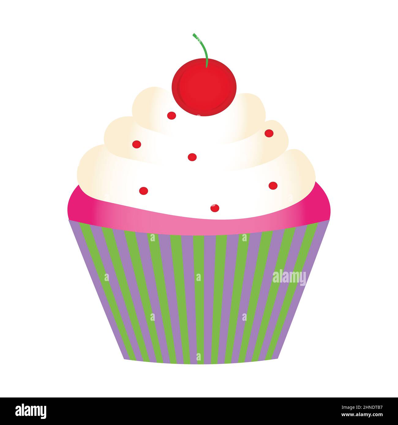 Cupcake clip art hi-res stock photography and images - Alamy