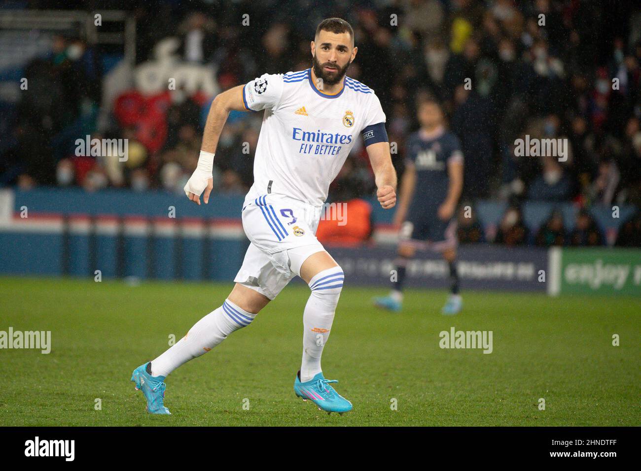 Karim Benzema - Champions League - PSG vs Real de Madrid in Parc des ...