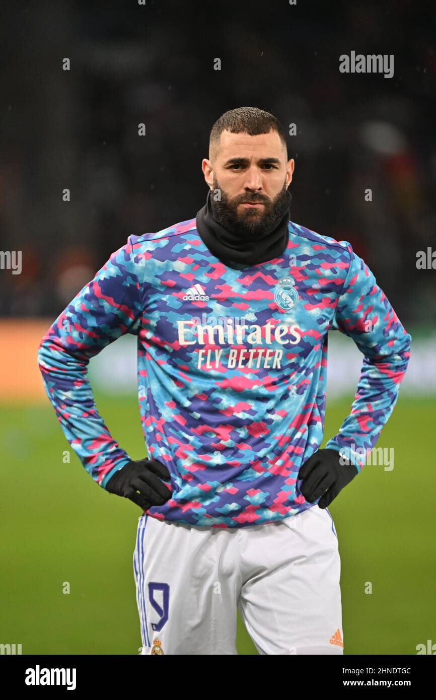Karim Benzema - Champions League - PSG vs Real de Madrid in Parc des ...