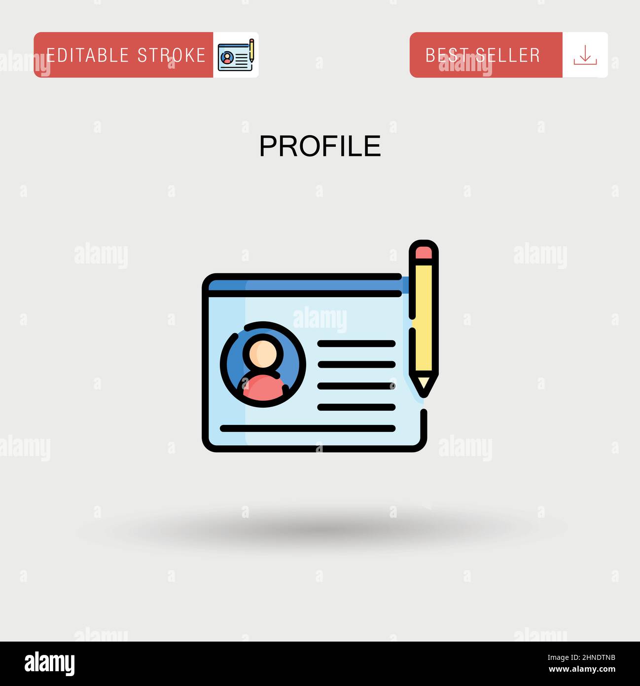 Company profile design Stock Vector Images - Alamy