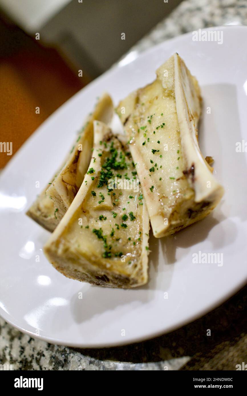 Classic Bone Marrow dish at Craige on Main in Boston, Massachusetts ...