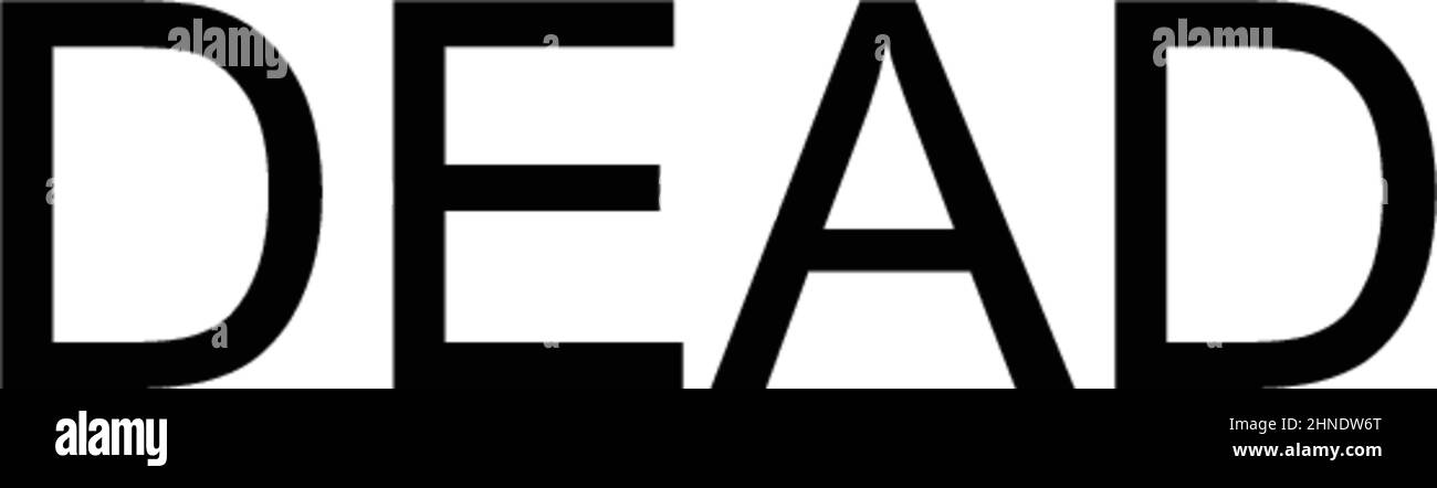 Dead Simple vector icon. Illustration symbol design template for web ...