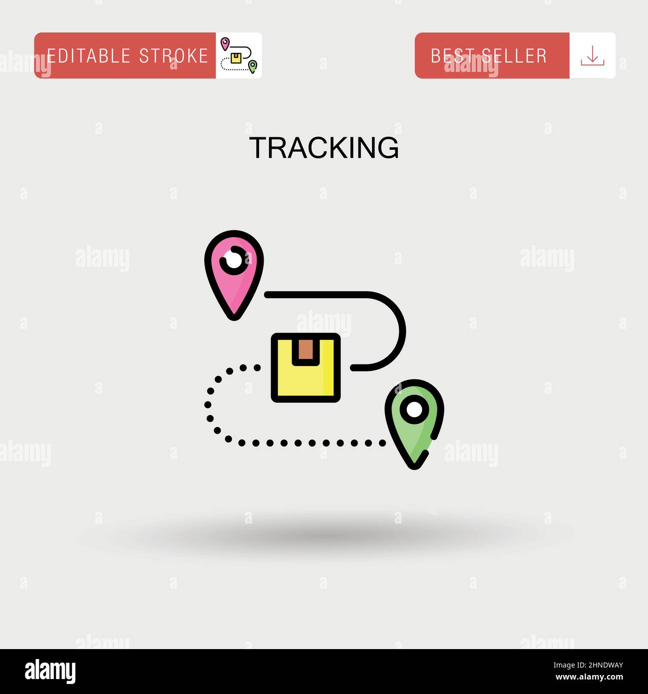 Road tracking car Stock Vector Images - Alamy