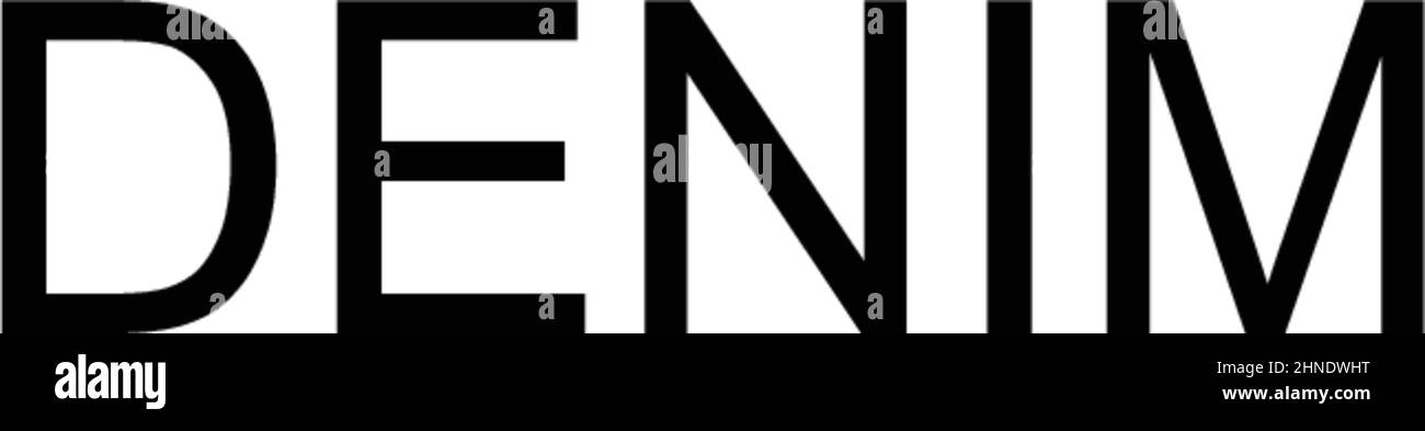 Denim Simple vector icon. Illustration symbol design template for web ...