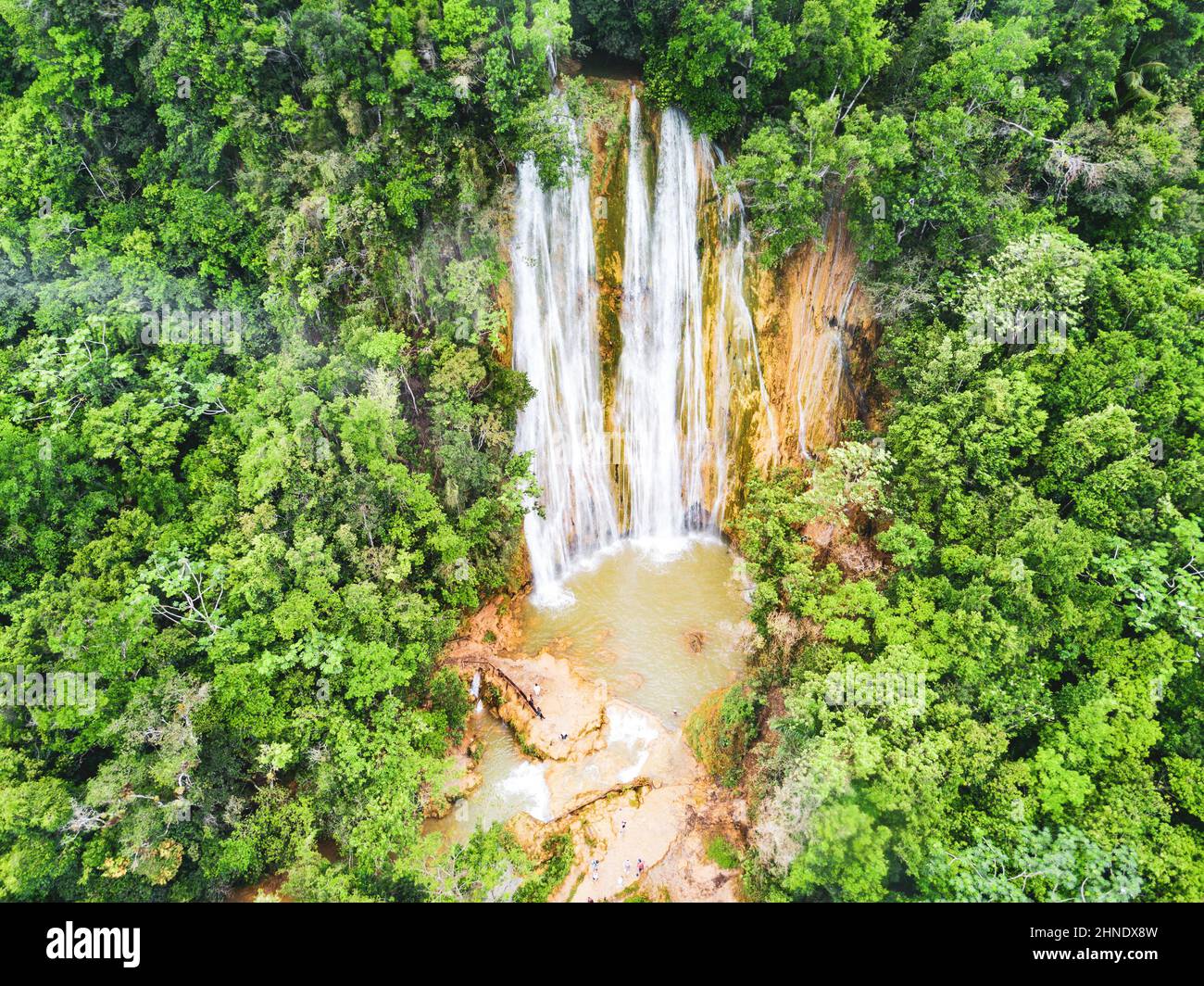 El Limon waterfall, Dominican Republic Stock Photo - Alamy