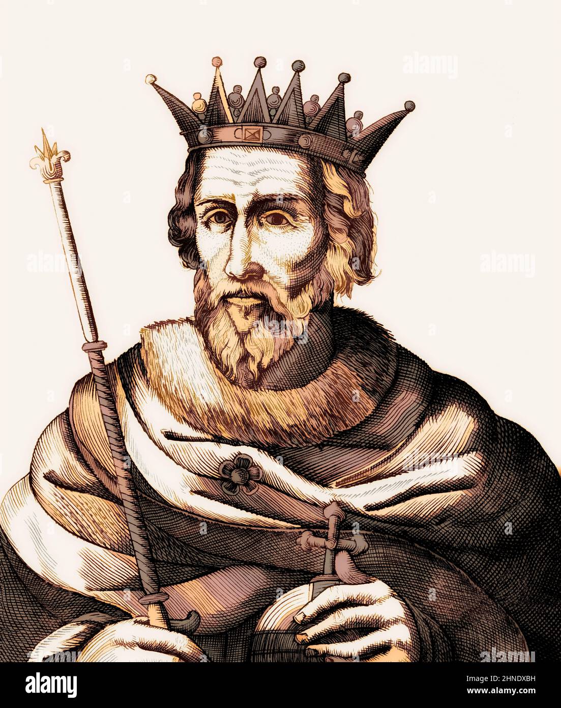 King william ii william rufus portrait hi-res stock photography and ...