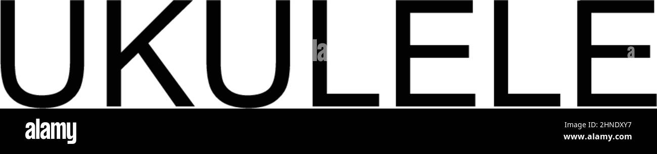 Ukulele vector hi-res stock photography and images - Alamy