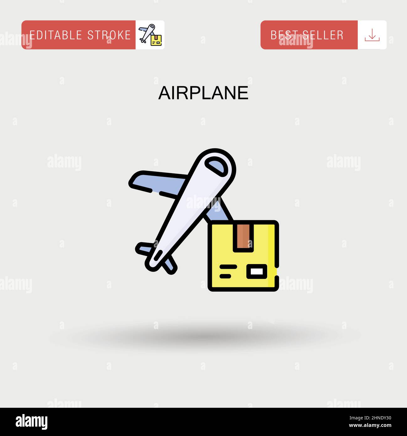 Jet airplane icon hi-res stock photography and images - Alamy