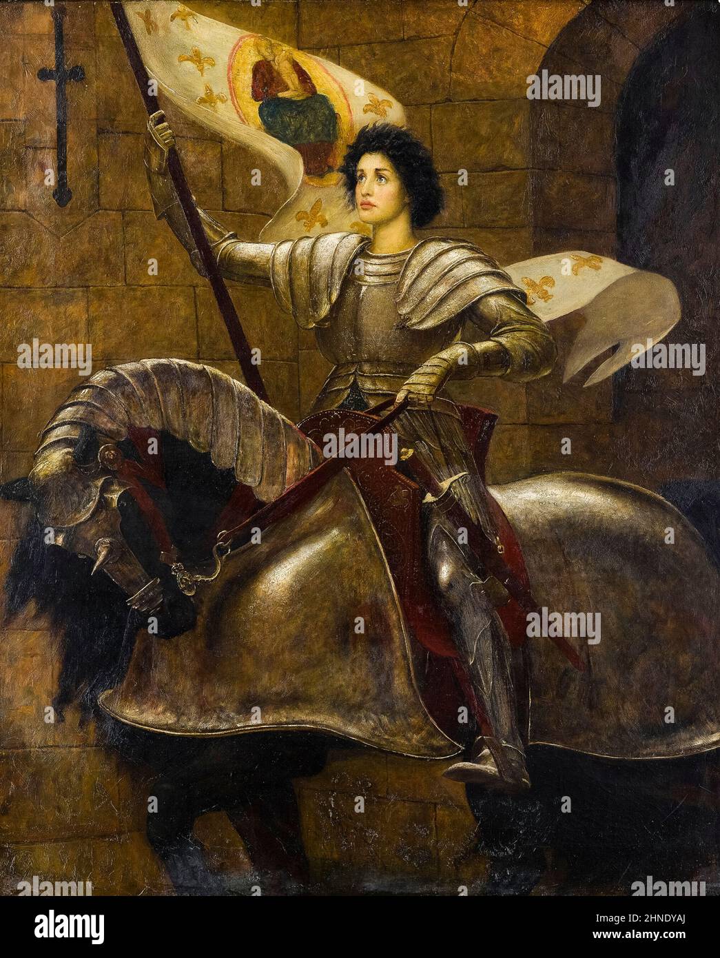 Joan of arc painting hi-res stock photography and images - Alamy