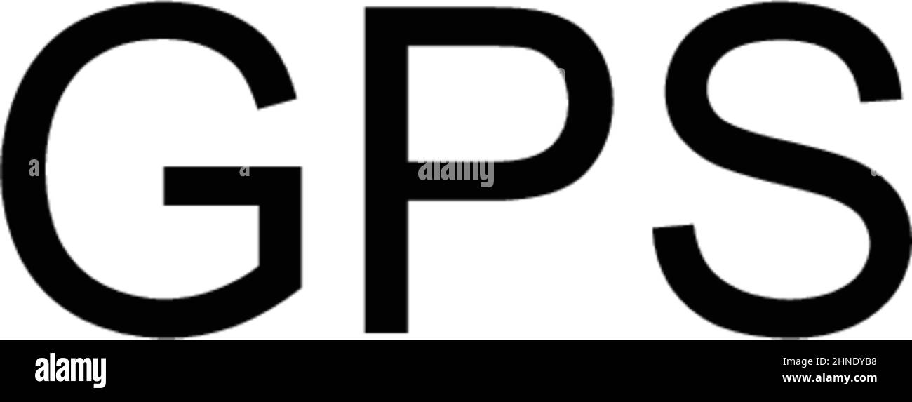 Gps Simple vector icon. Illustration symbol design template for web ...