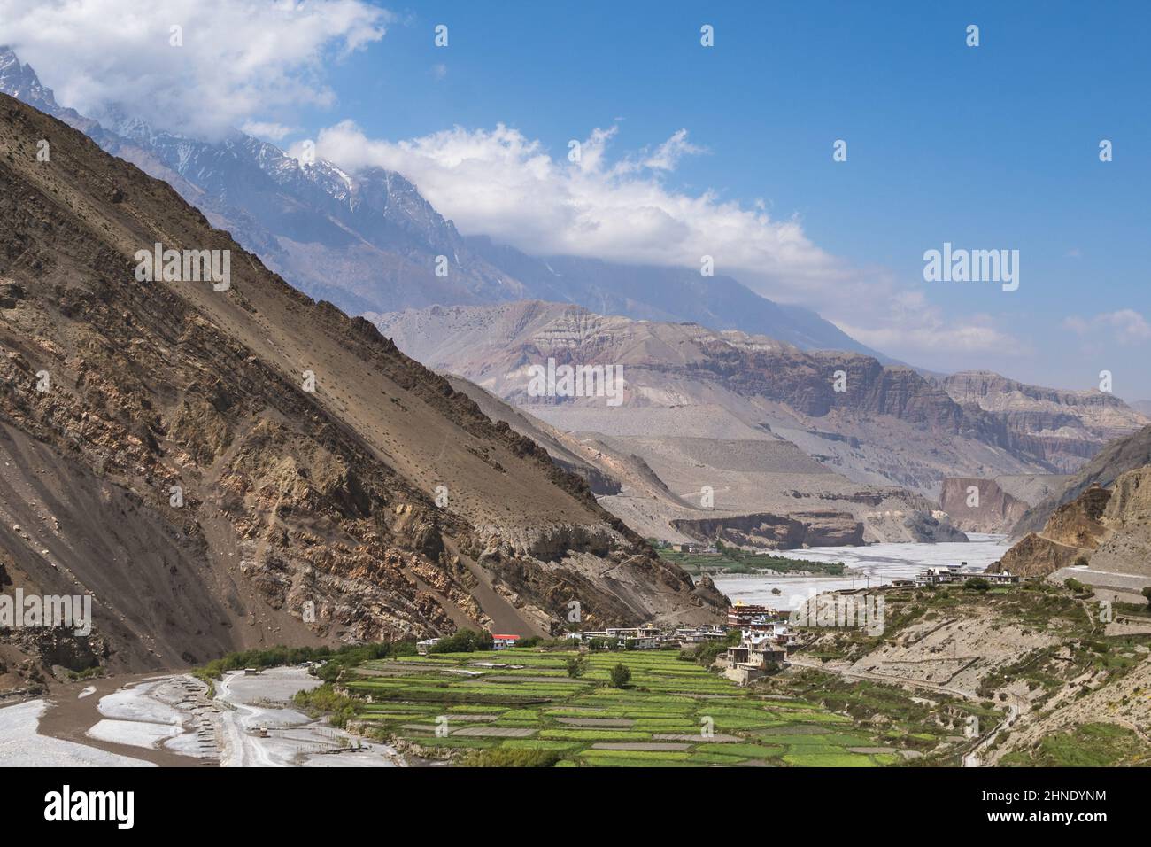 Valley of kali gandakhi river hi-res stock photography and images - Alamy
