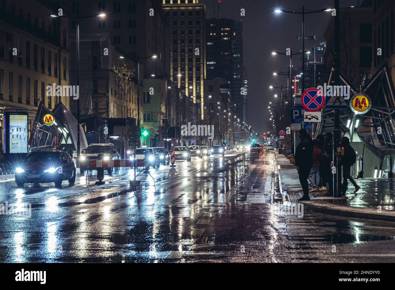 M2 line Nowy Swiat - Uniwersytet station of Warsaw Metro on ...