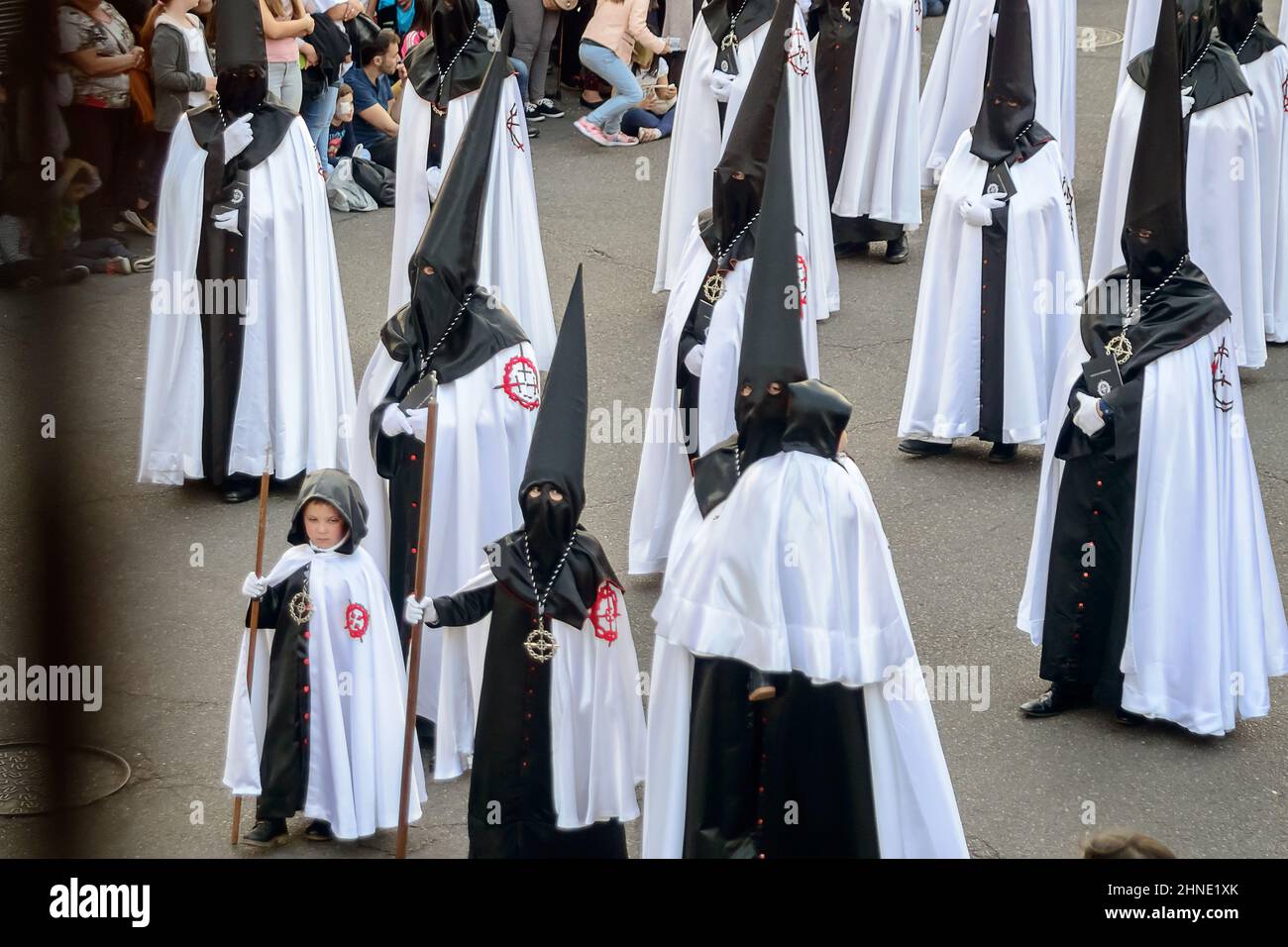 Easter Week procession of the Brotherhood of Jesus in his Third Fall on ...
