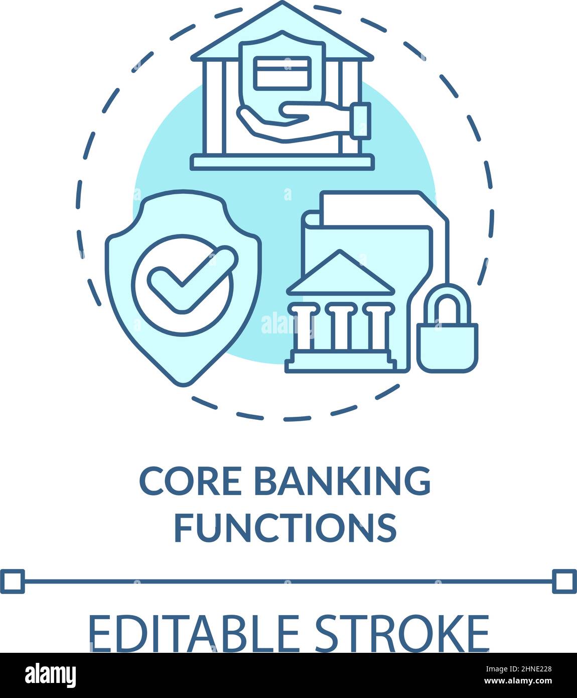 Core banking functions turquoise concept icon Stock Vector Image & Art ... Core banking functions turquoise concept icon Stock Vector Image & Art ...