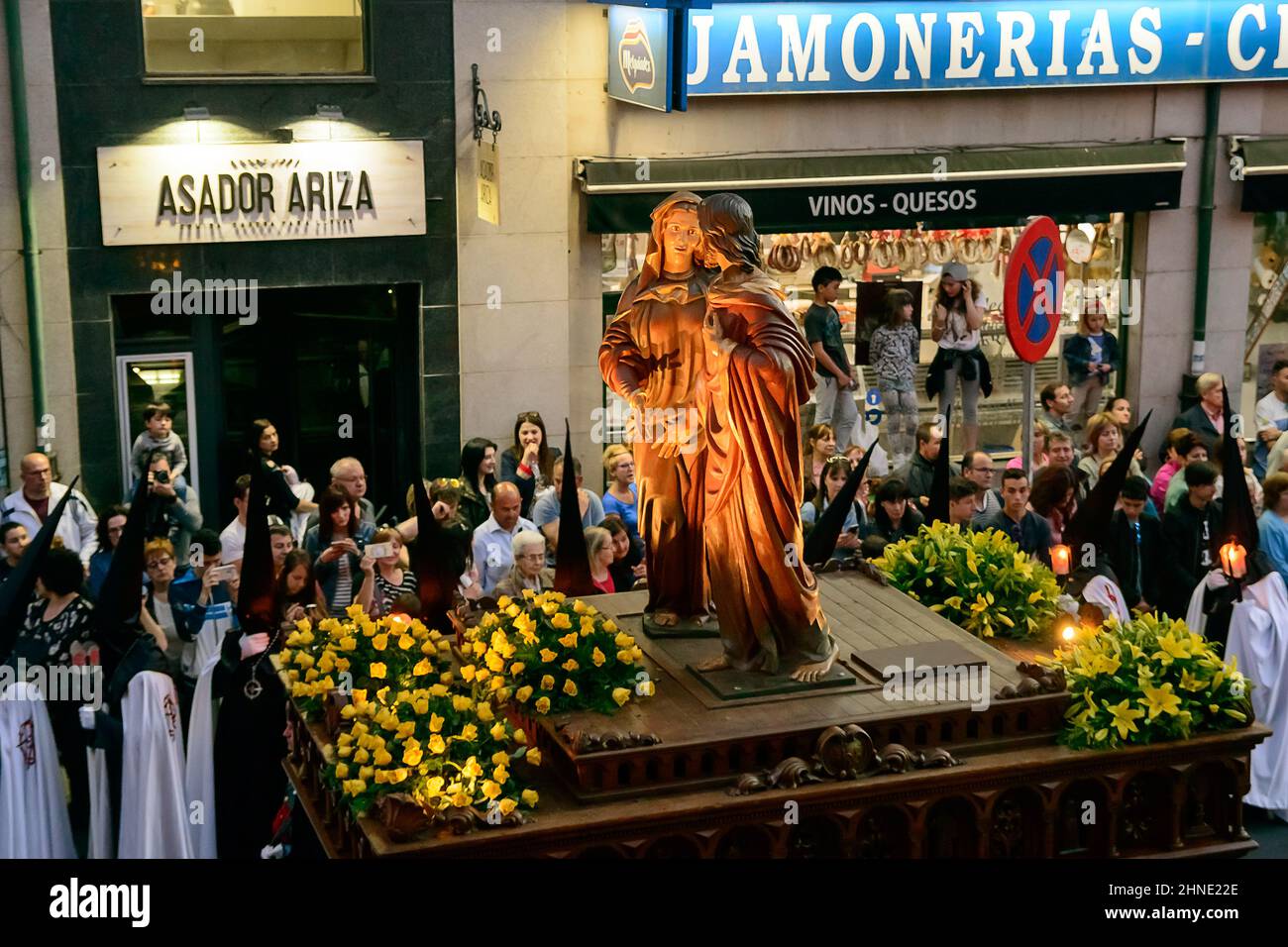 Jesus in his third fall hi-res stock photography and images - Alamy