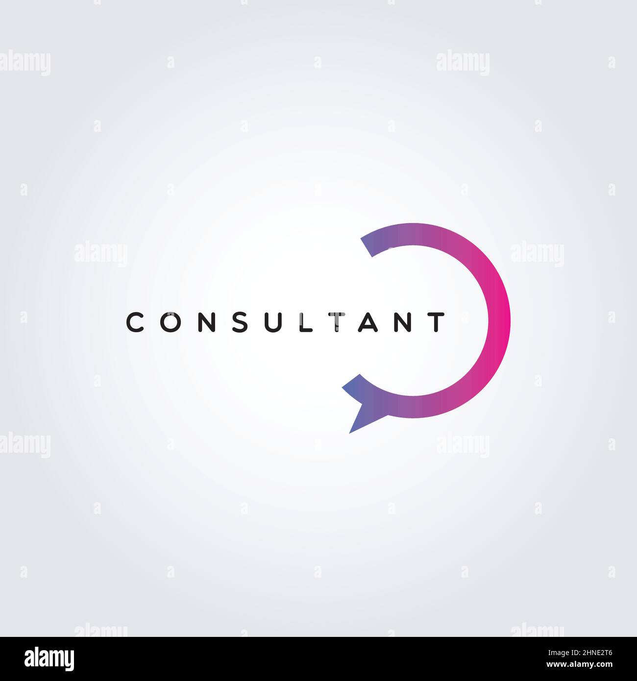 Colorful Consultant Logo Design Template Stock Vector Image & Art - Alamy
